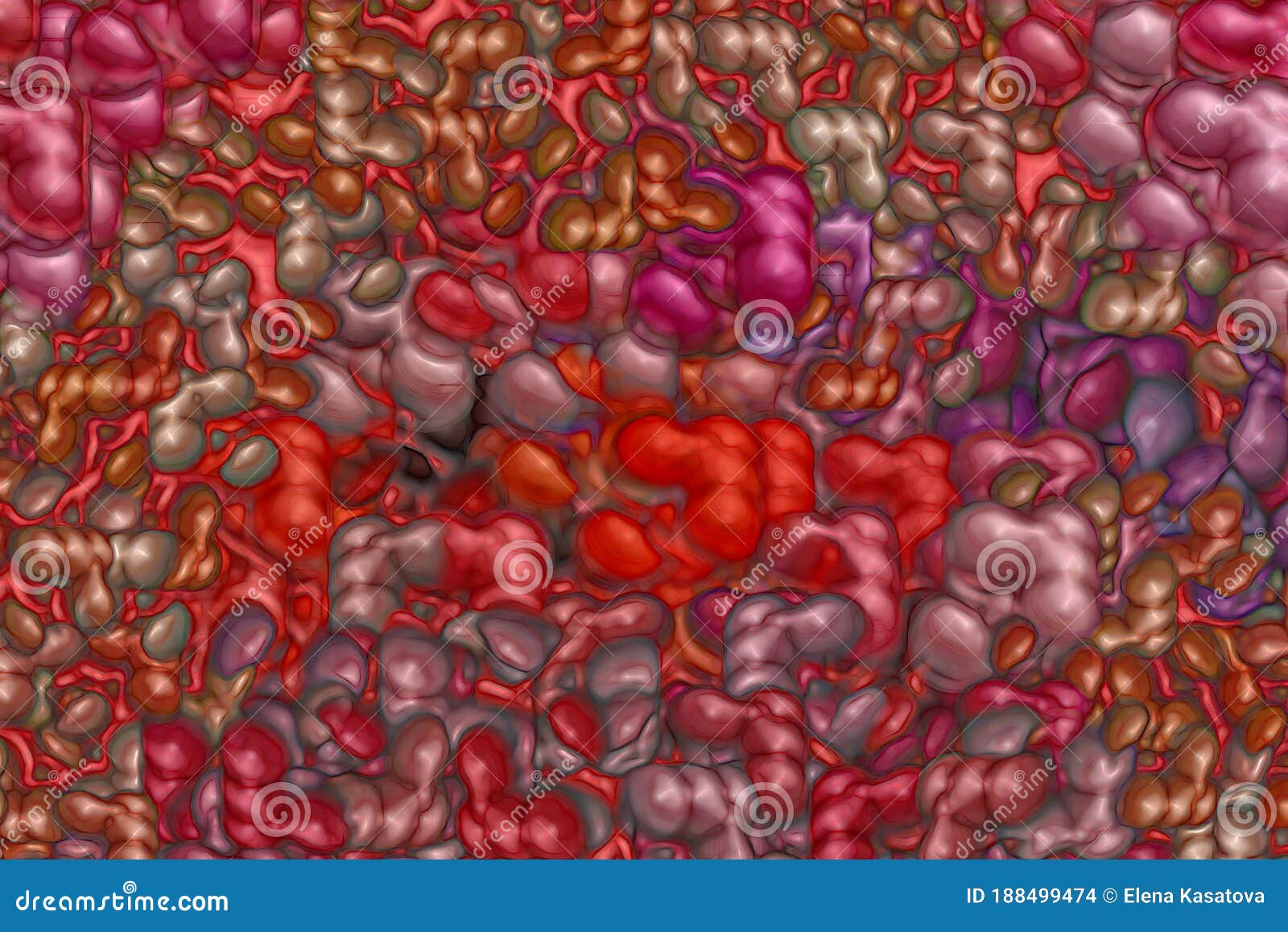 Abstract Animation of Rotating Sphere Decaying into Multicolored Moving ...