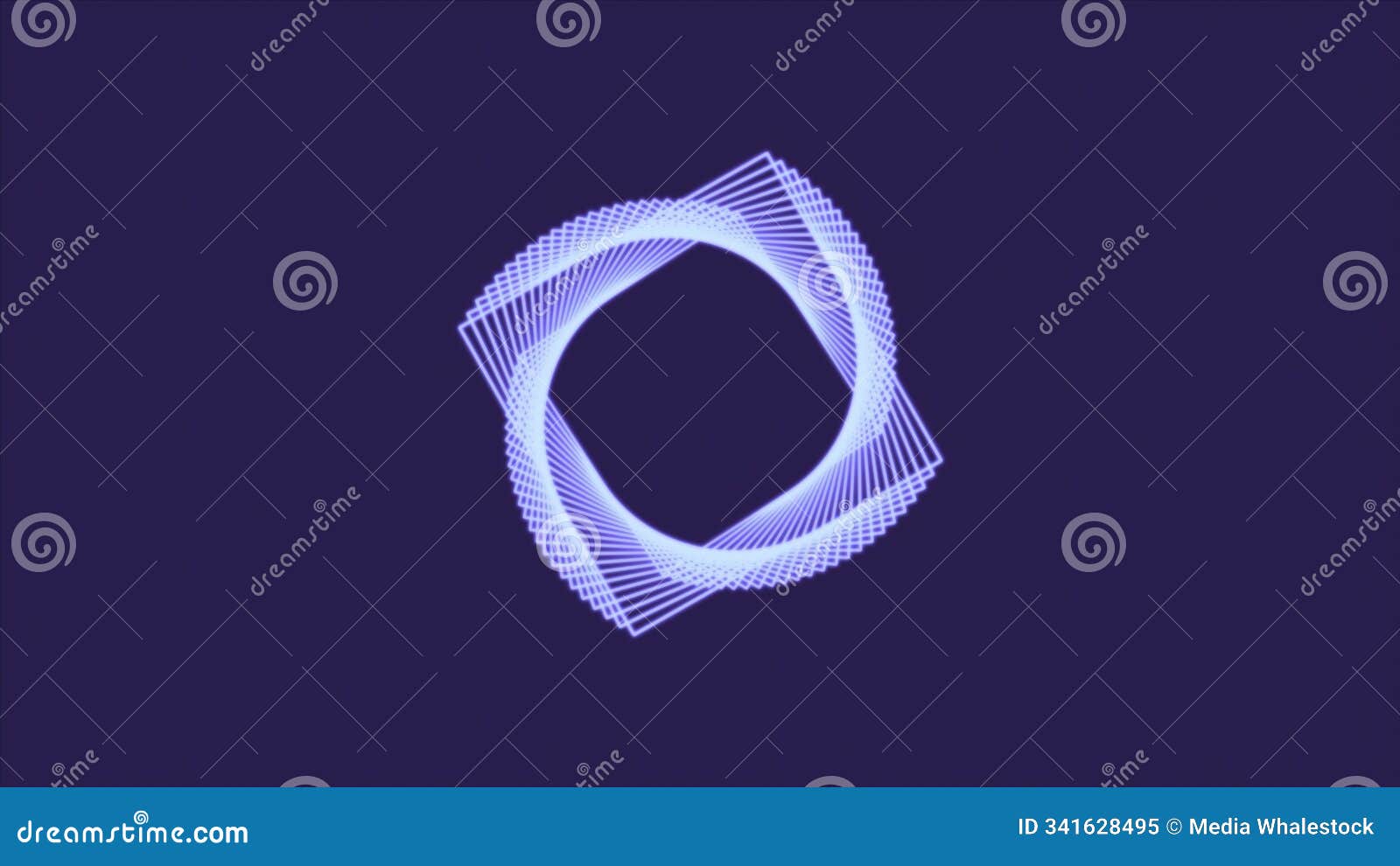 Abstract Animation with Rotating on a Violet Background Computer ...