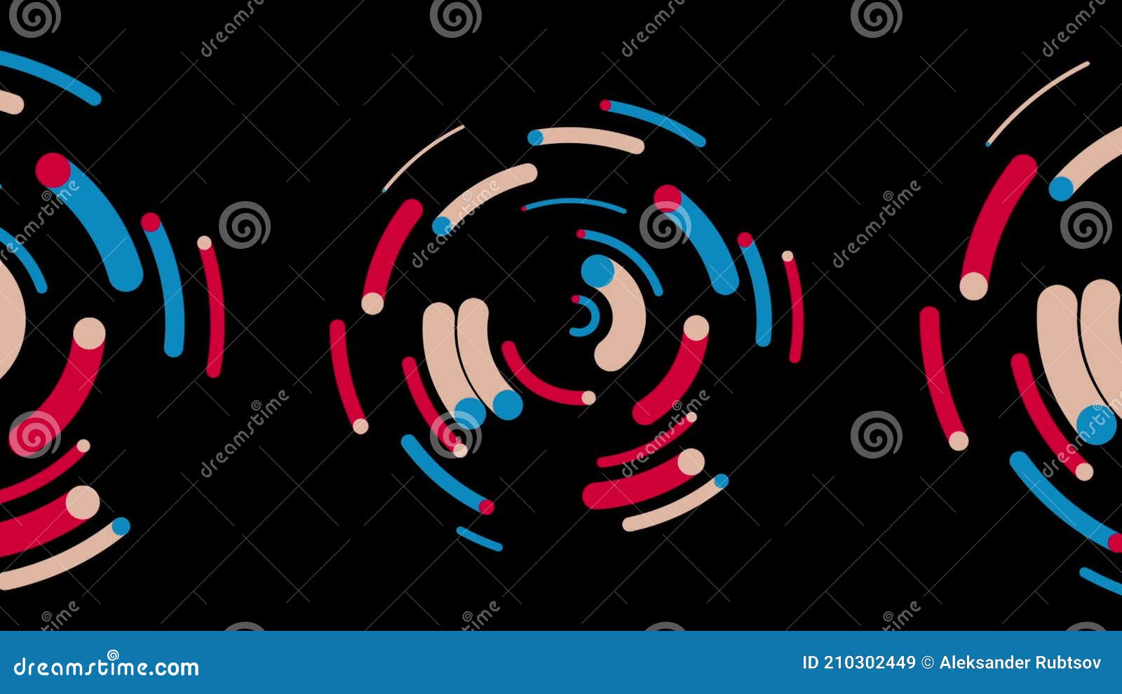 Abstract Animation. Simple Shapes. Cyclic Sequence Stock Video - Video ...