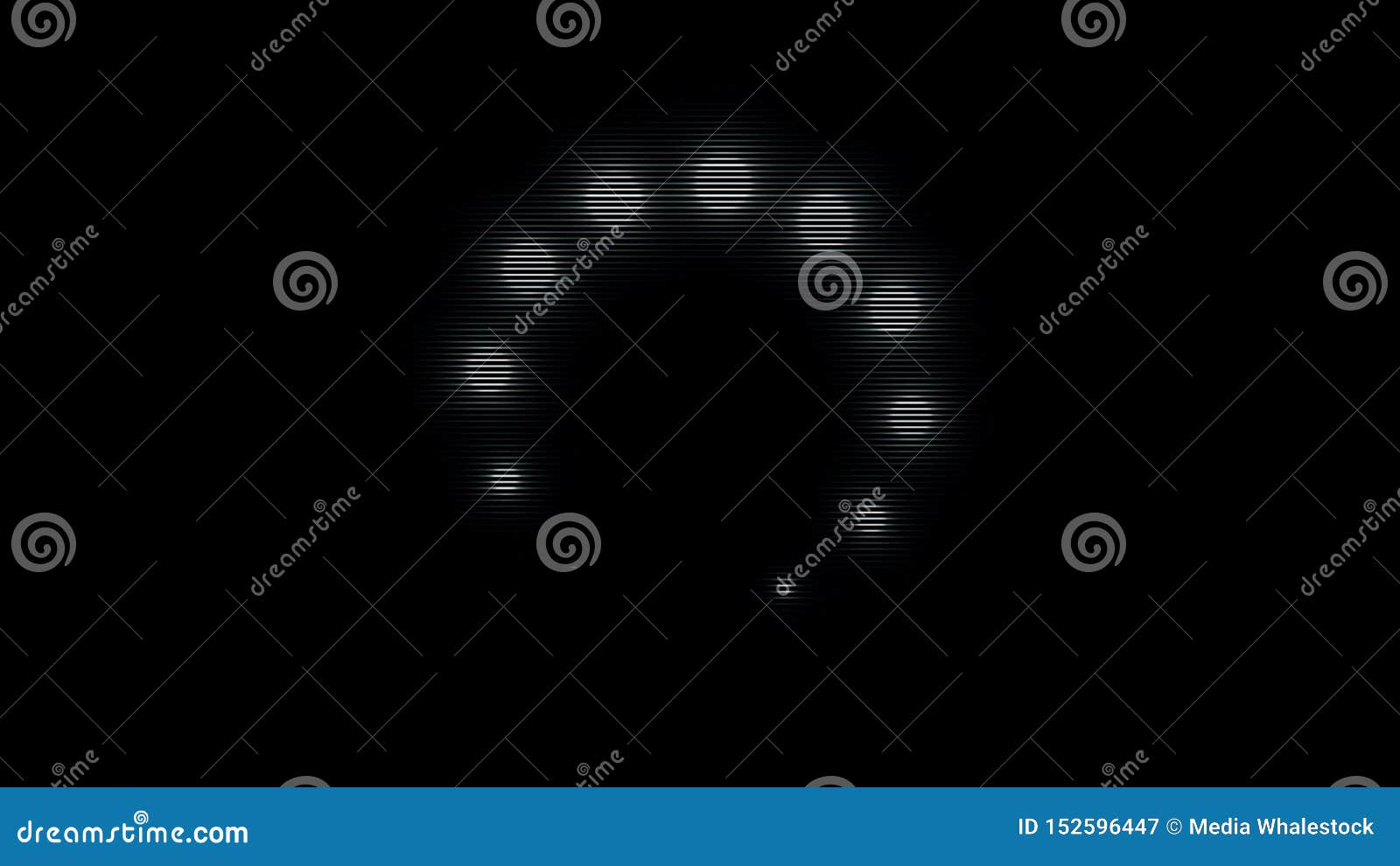 Abstract Animation of White Spinning Bubbles Rotating in a Loading ...