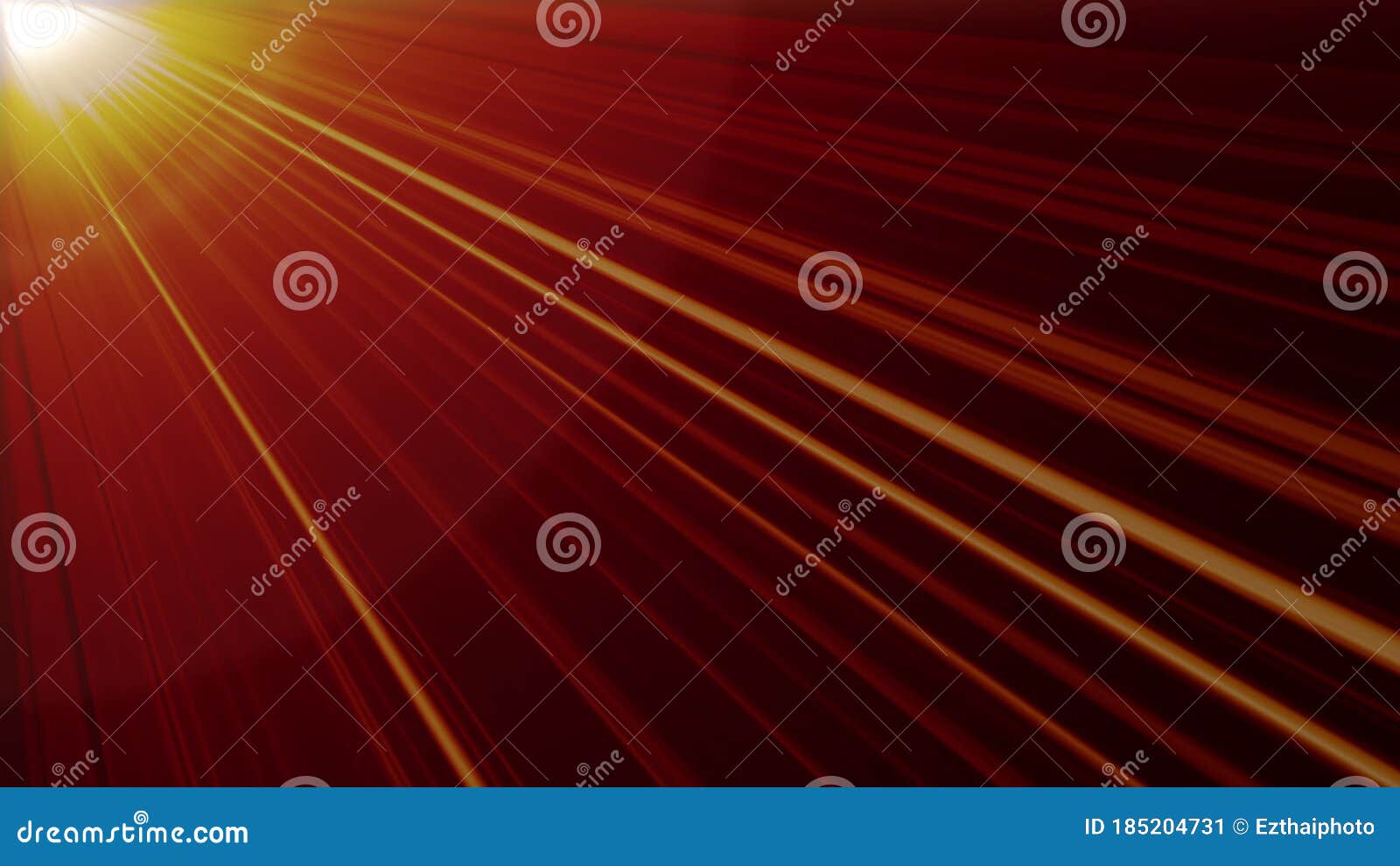 Abstract Anime Sun Rays Loop-able Lighting Effect Animation. Computer ...