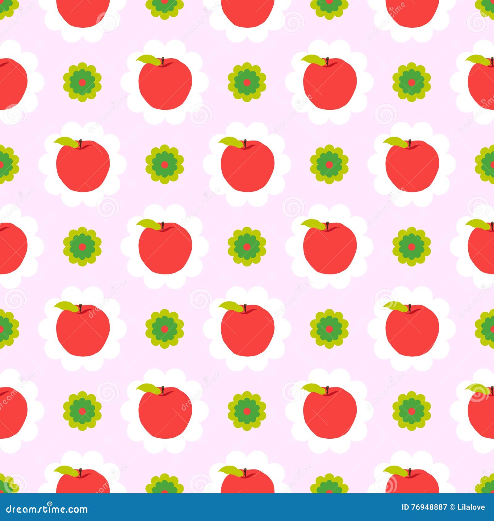 Abstract Apple Pattern Background Stock Vector - Illustration of modern ...