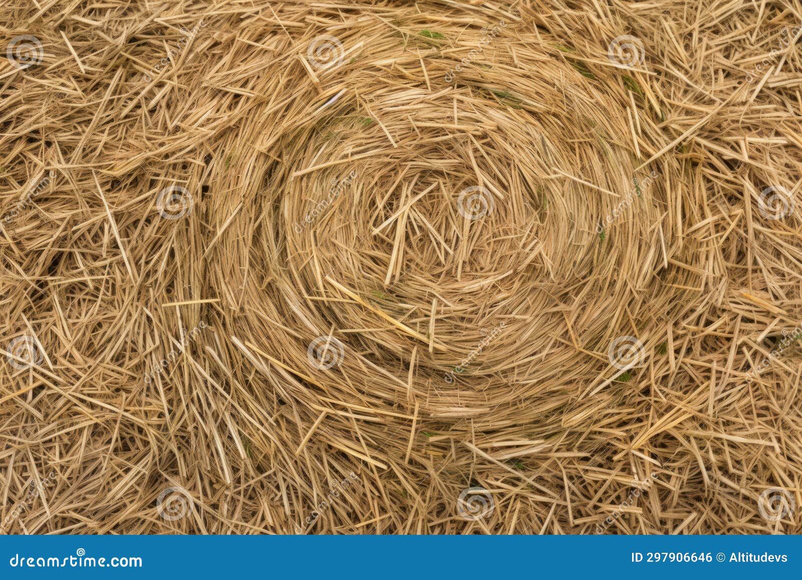 Abstract Approach To a Hay Bale Displaying Texture Stock Photo - Image ...