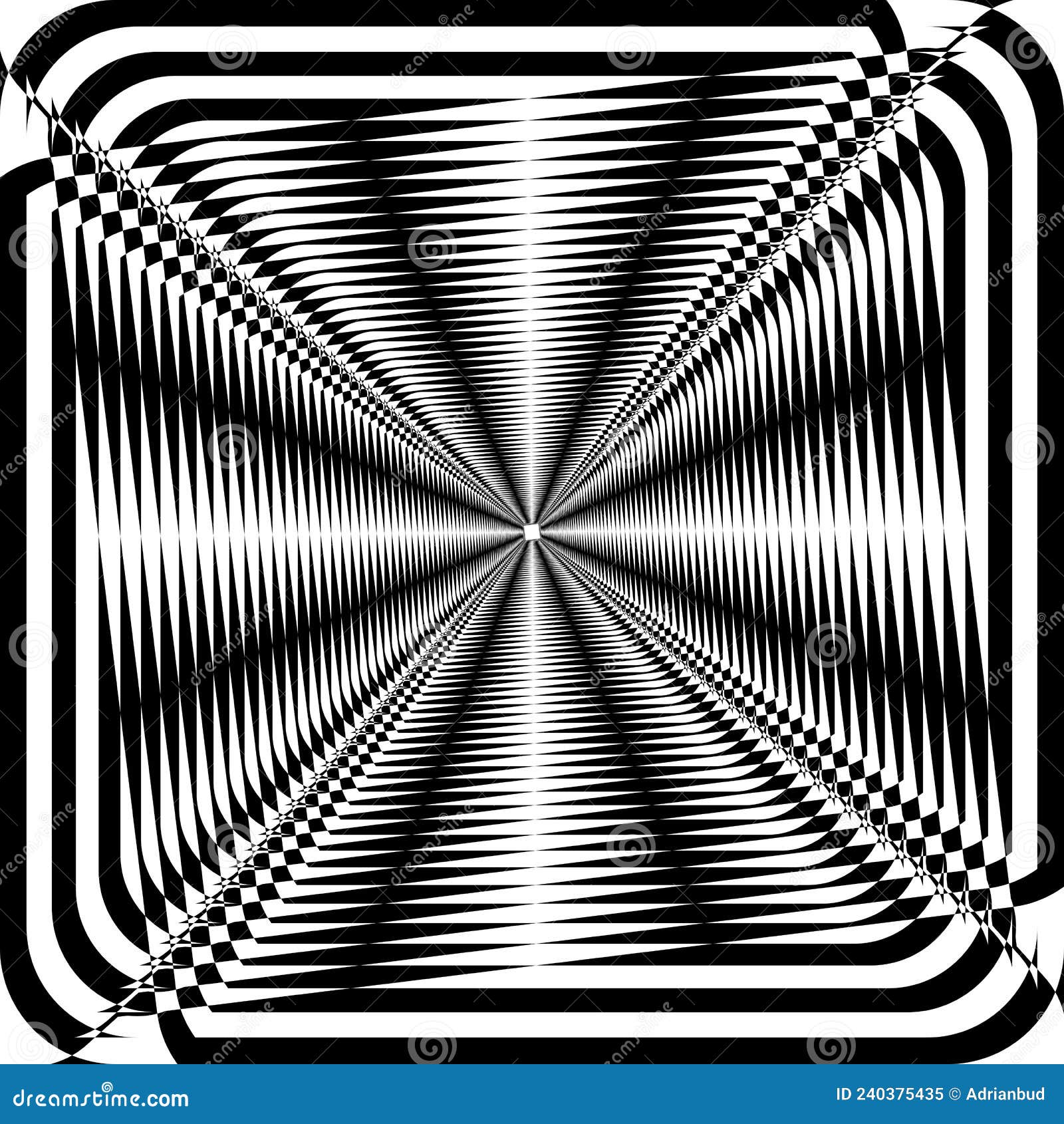 Abstract Arabesque Frame Four Rounded Corners Down Stairs Spiralinl ...