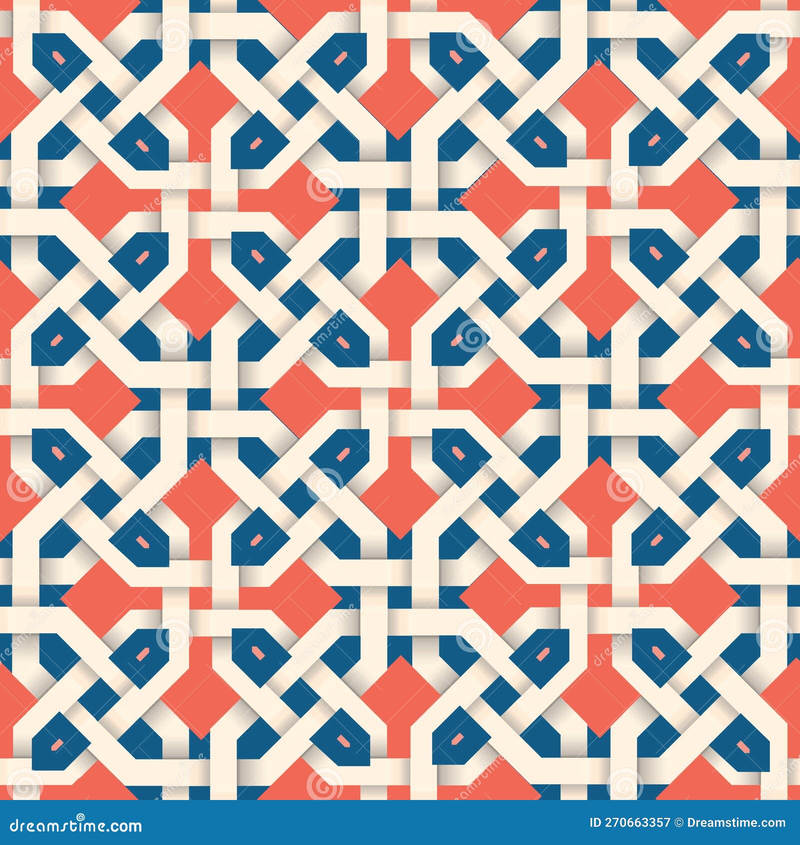 Abstract Arabesque Line Seamless Pattern in Celtic Style. Stylish ...