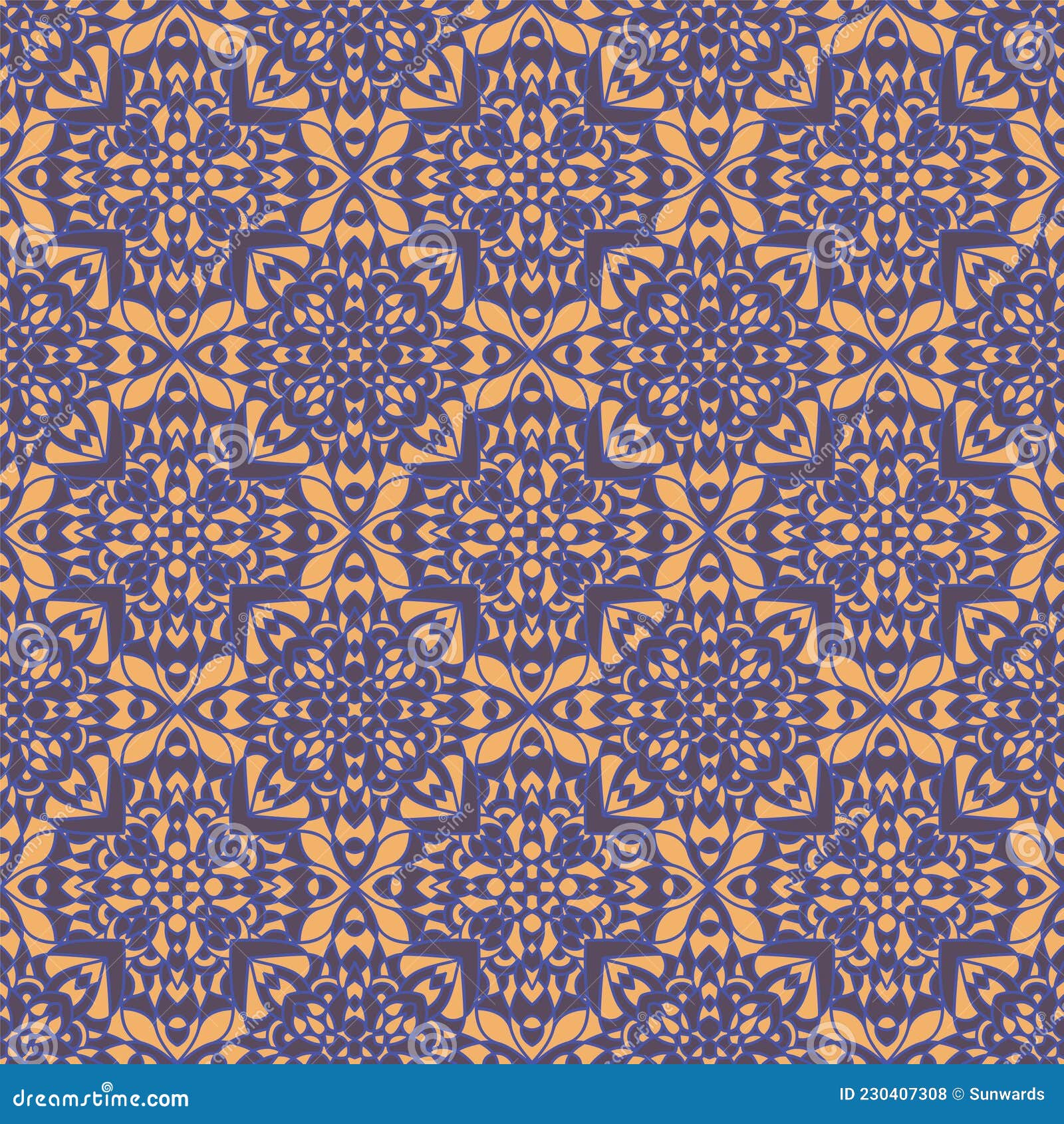 Abstract Arabesque Multiple Double Perspective Spyral Color Swatches ...