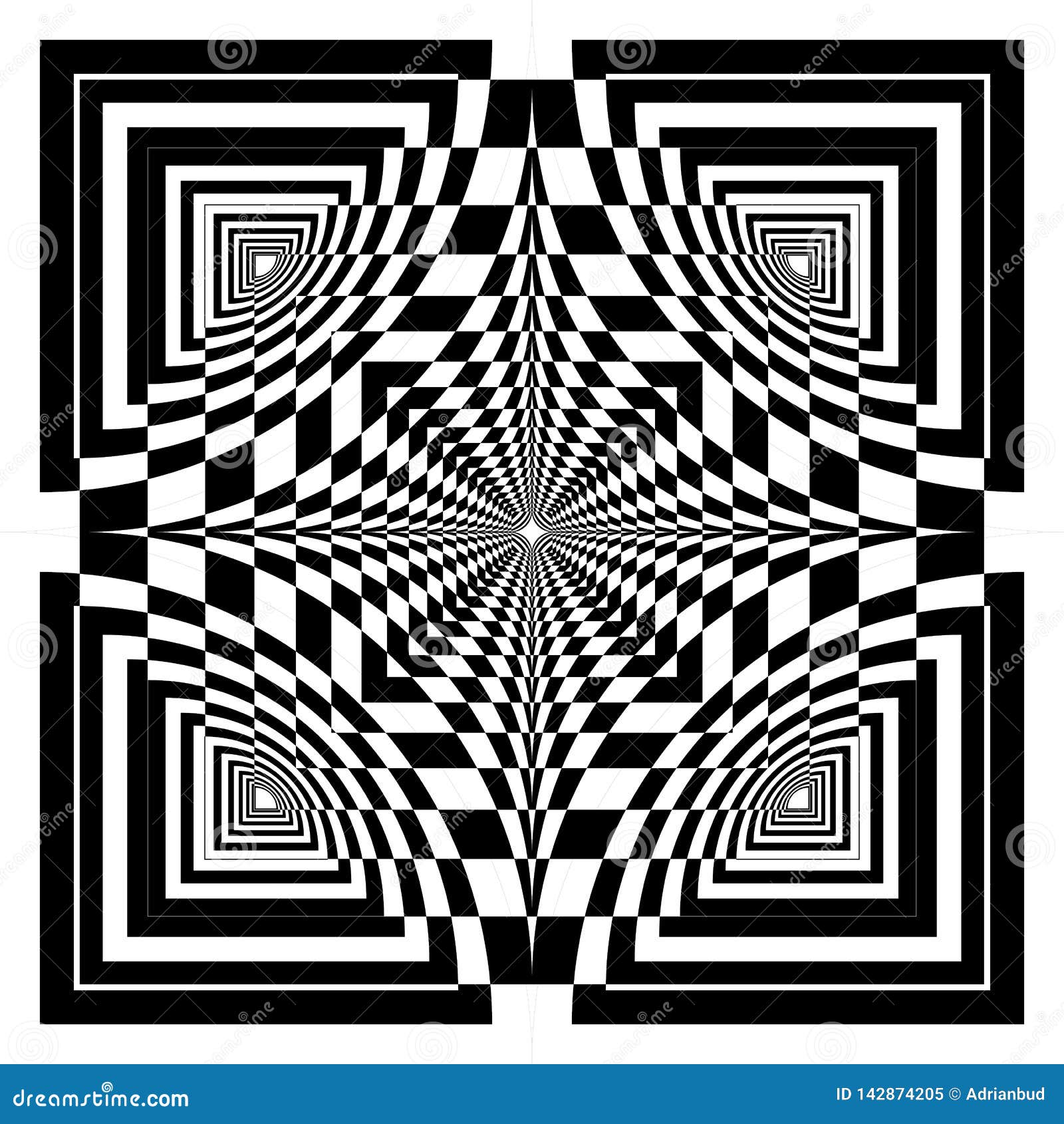 Abstract Arabesque Square Tower Roof Impression on Transparent ...