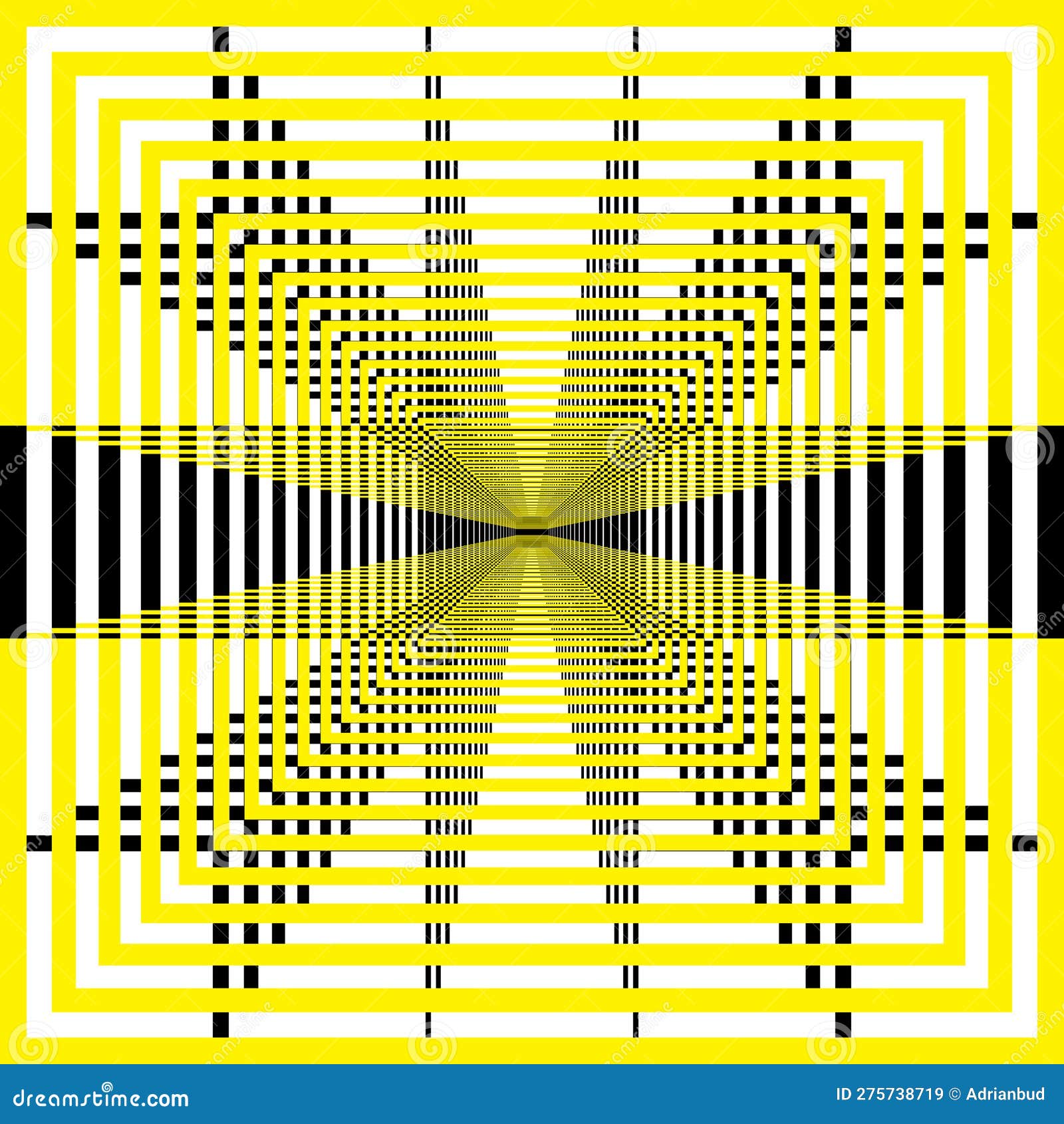 Abstract Arabesque Yellow Black Squared Bridge Structure Project on ...