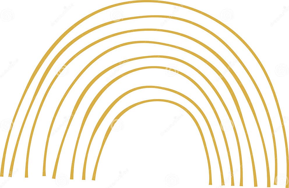 Abstract Arch Lines Doodle stock illustration. Illustration of doodle ...