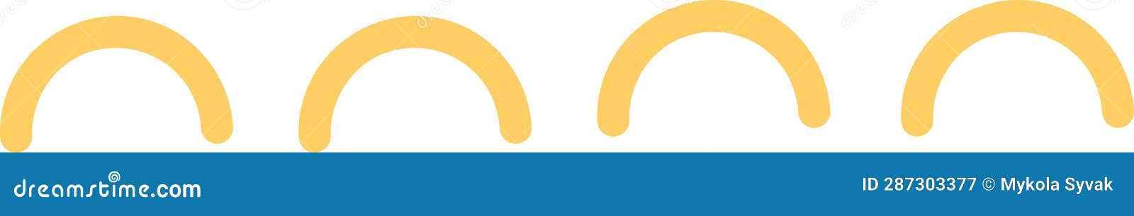 Abstract Arch Lines stock vector. Illustration of minimalist - 287303377