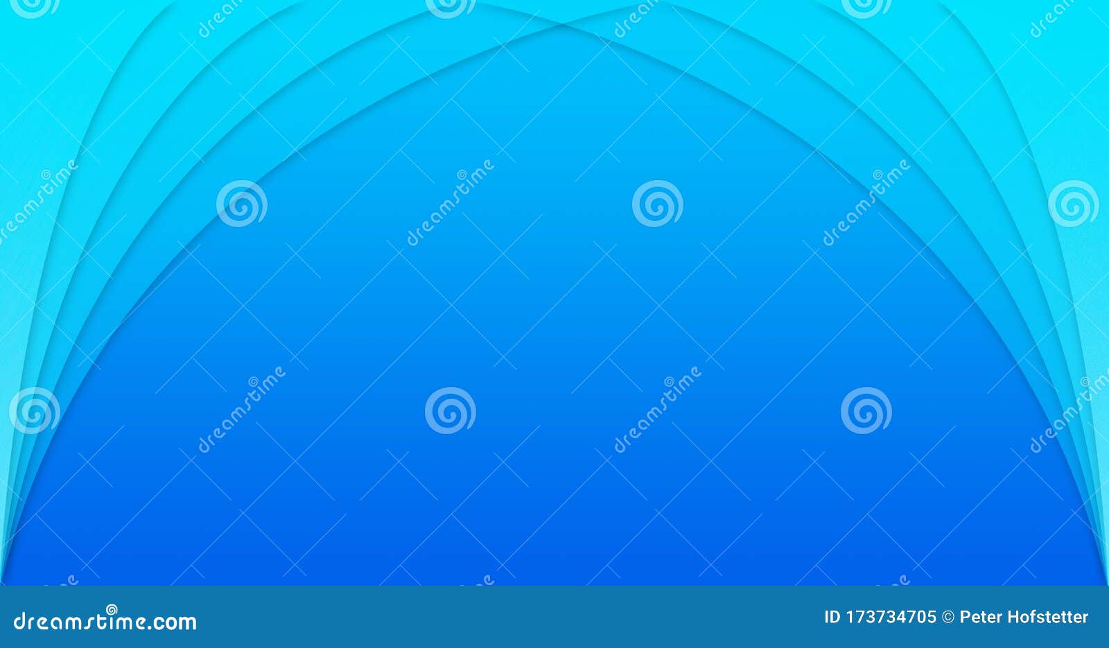 Abstract Arches Over Light Blue Background Stock Illustration ...