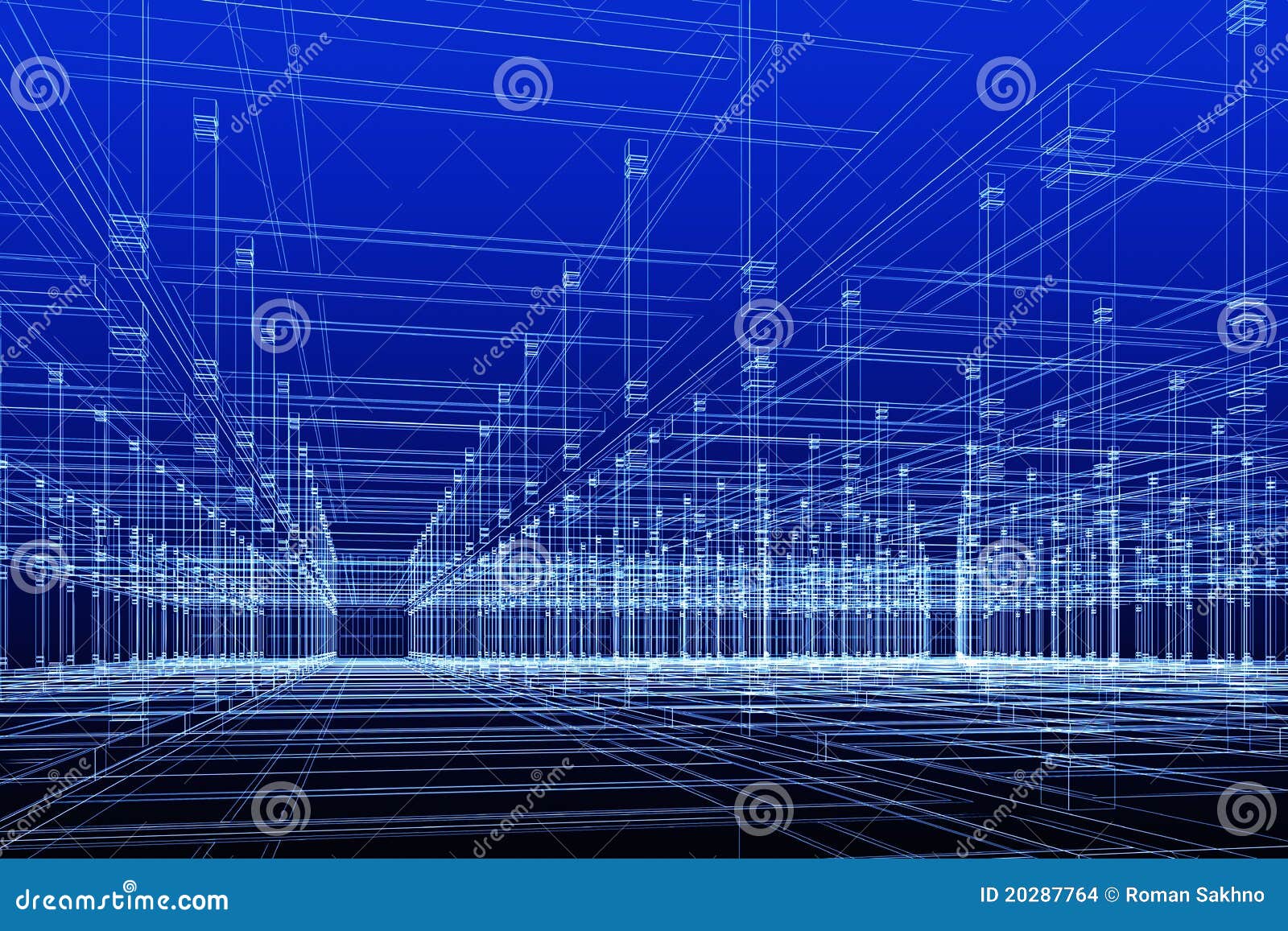 Abstract Architectural Background Stock Illustration - Illustration of ...