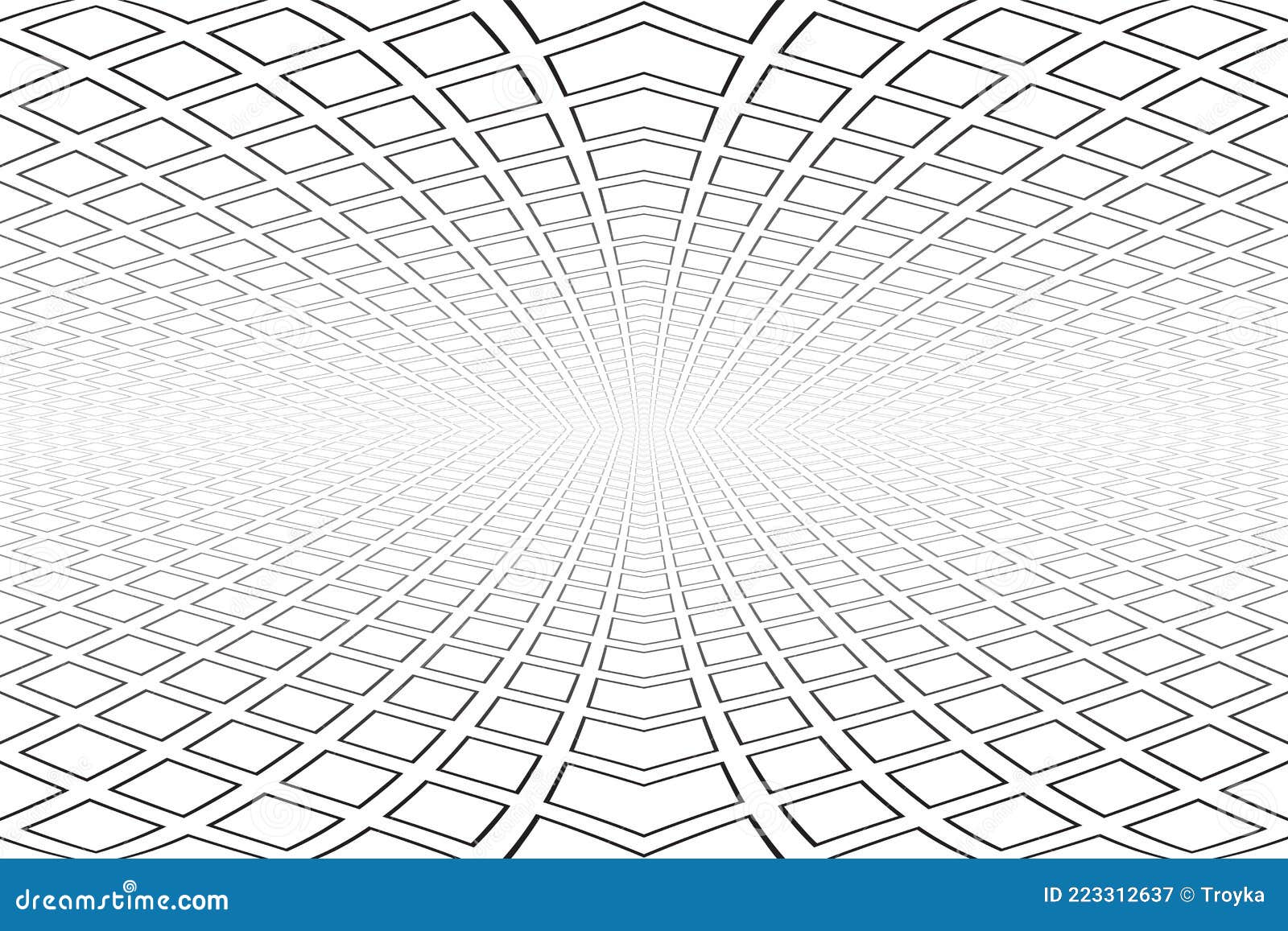 Abstract Architectural Background. Diminishing Perspective Stock Vector ...