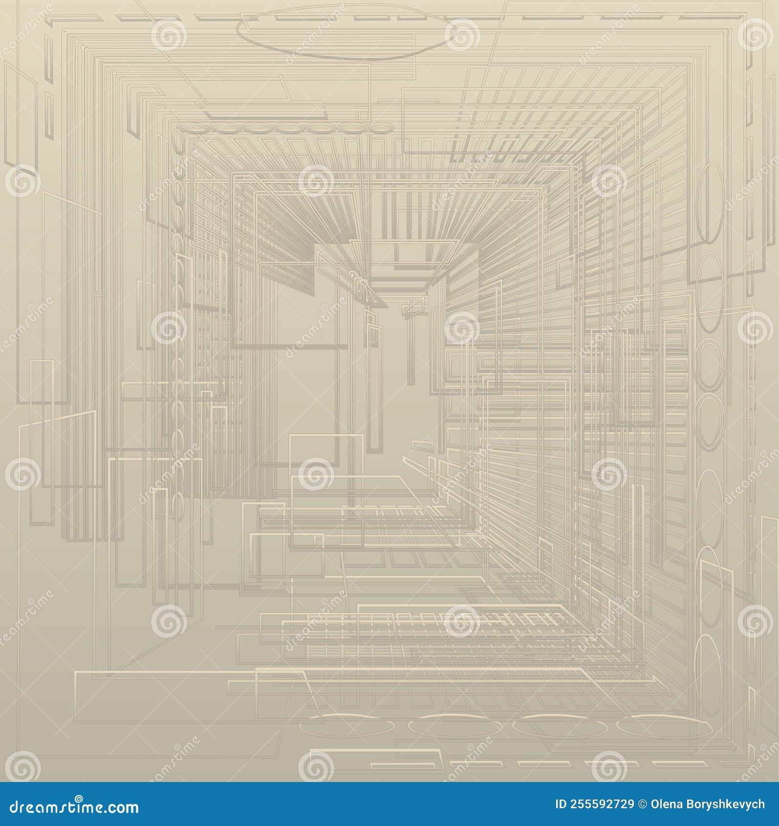 Abstract Architectural Background with Pattern of Lines Stock ...