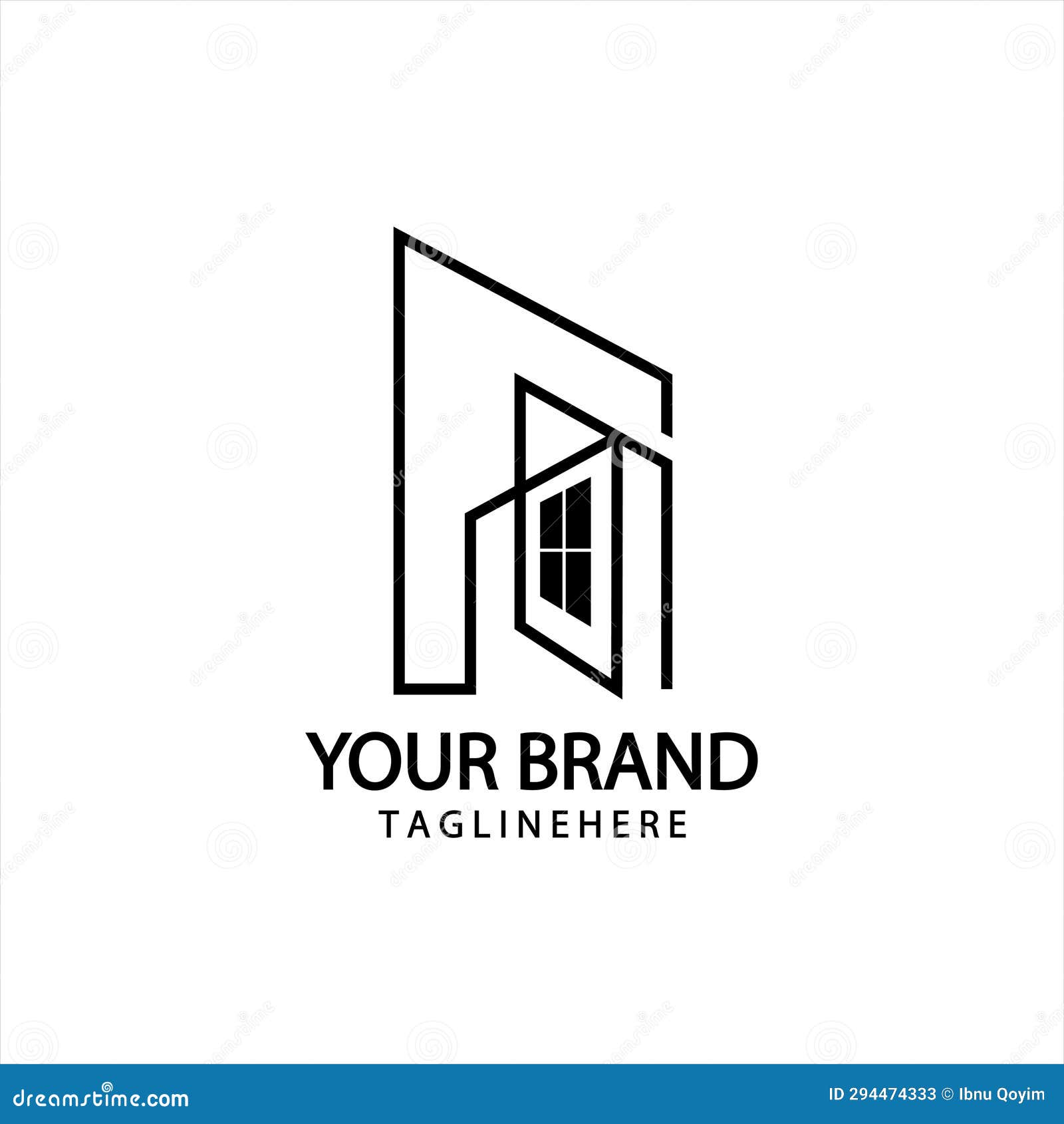 Abstract Architectural Building Modern Trendy Logo Design Vector Stock ...
