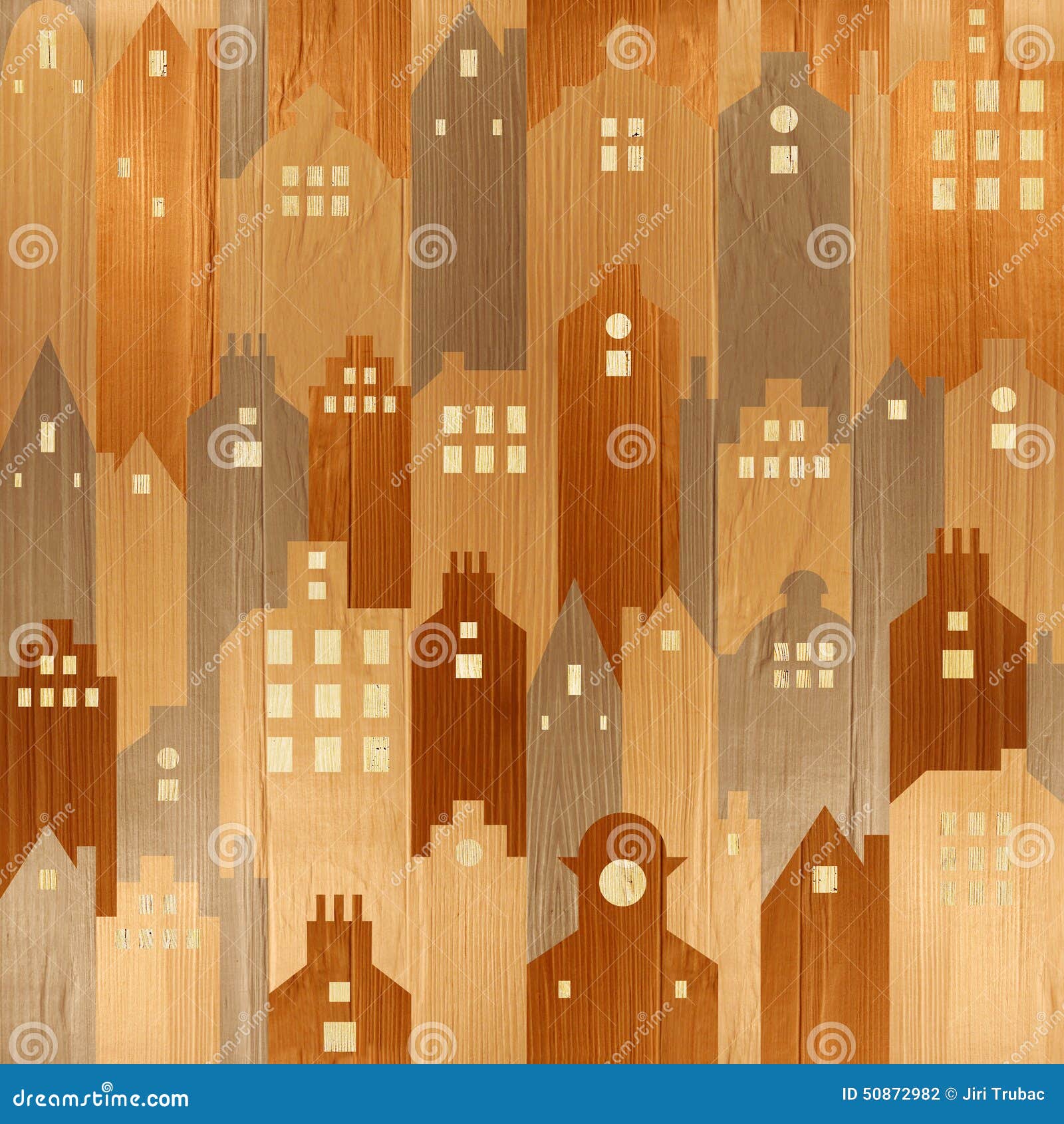 Abstract Architectural Building - Seamless Background - Wood Tex Stock ...