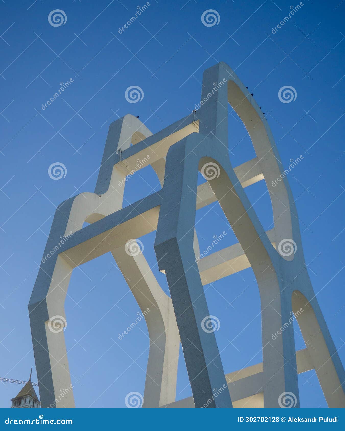 Abstract Architectural Composition. Batumi Stock Photo - Image of tower ...