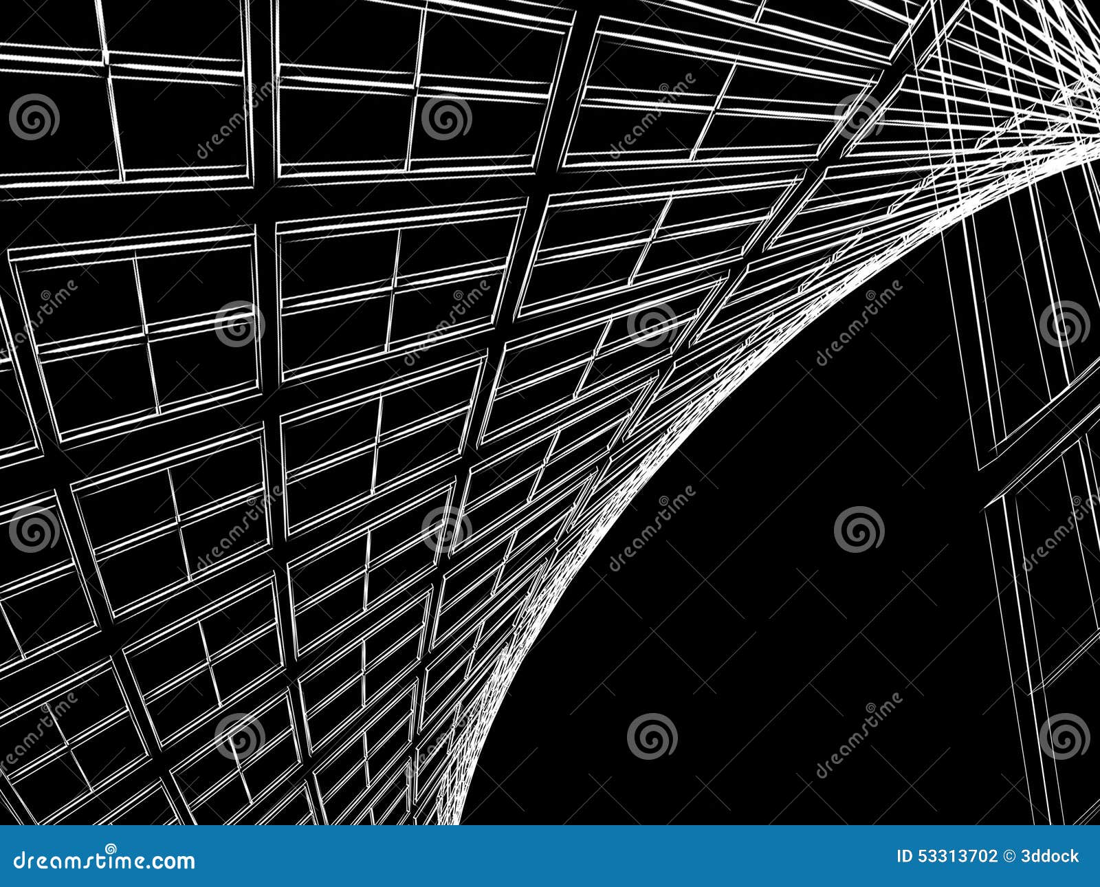 Abstract Architectural Construction Stock Illustration - Illustration ...