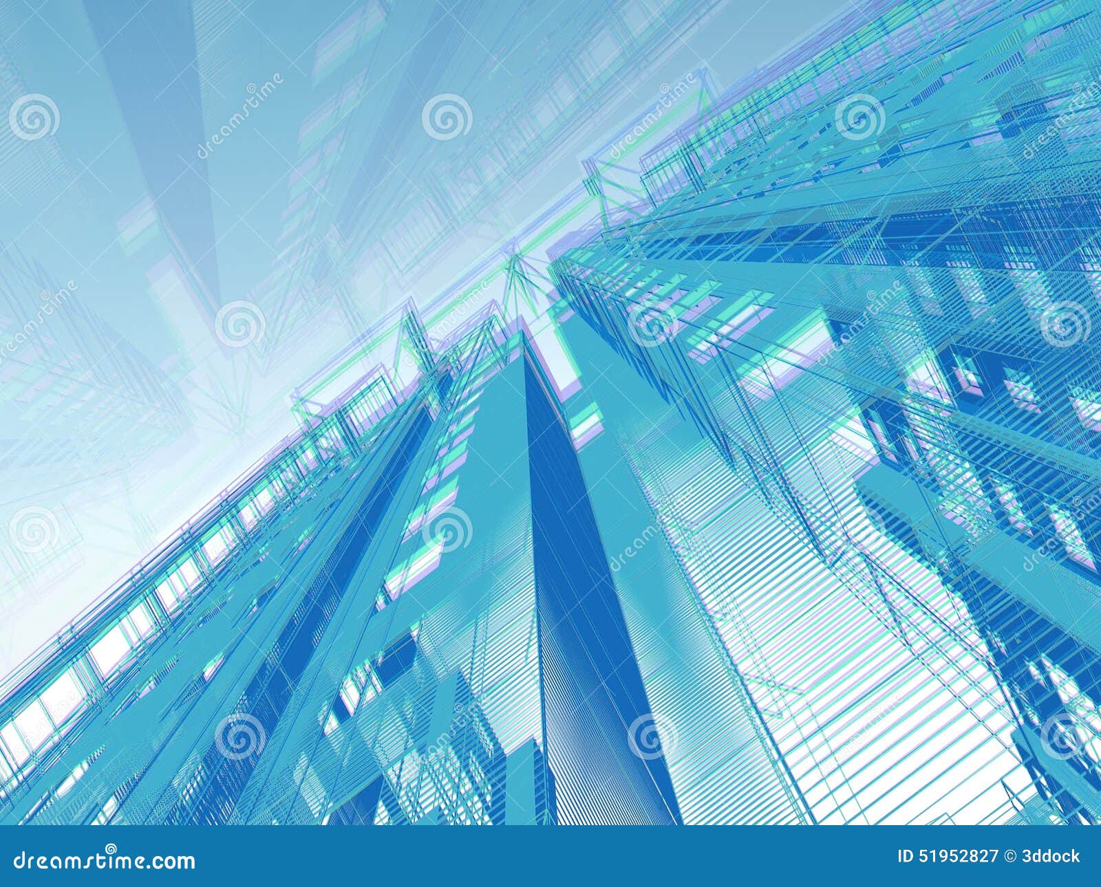 Abstract Architectural Construction Stock Illustration - Illustration ...