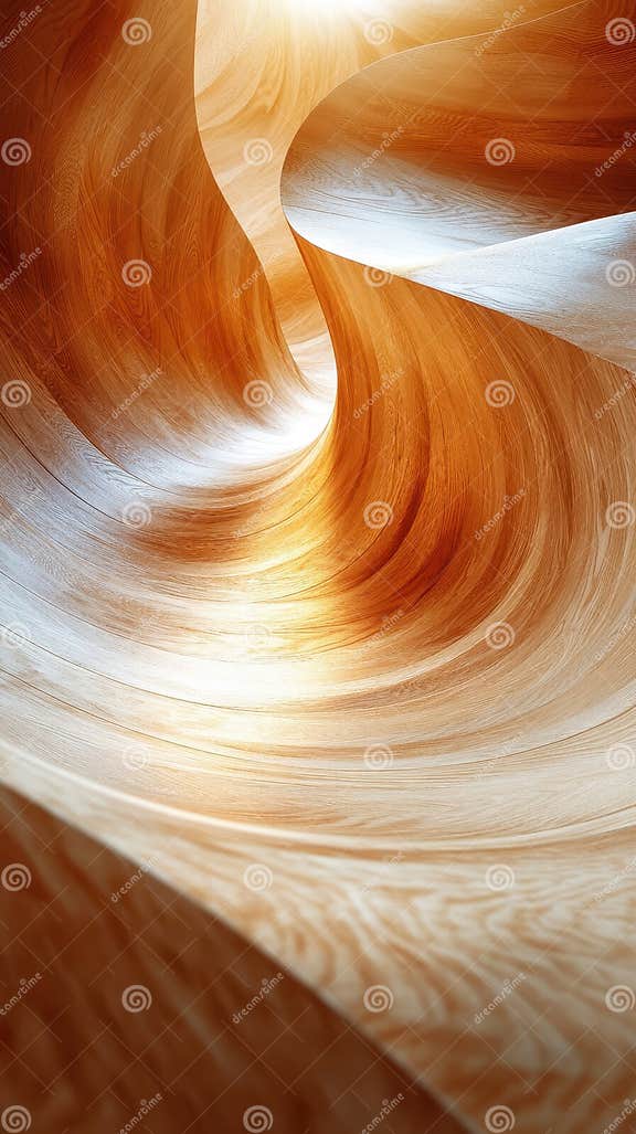 Abstract Architectural Design Showcasing a Mix of Wood Textures and ...