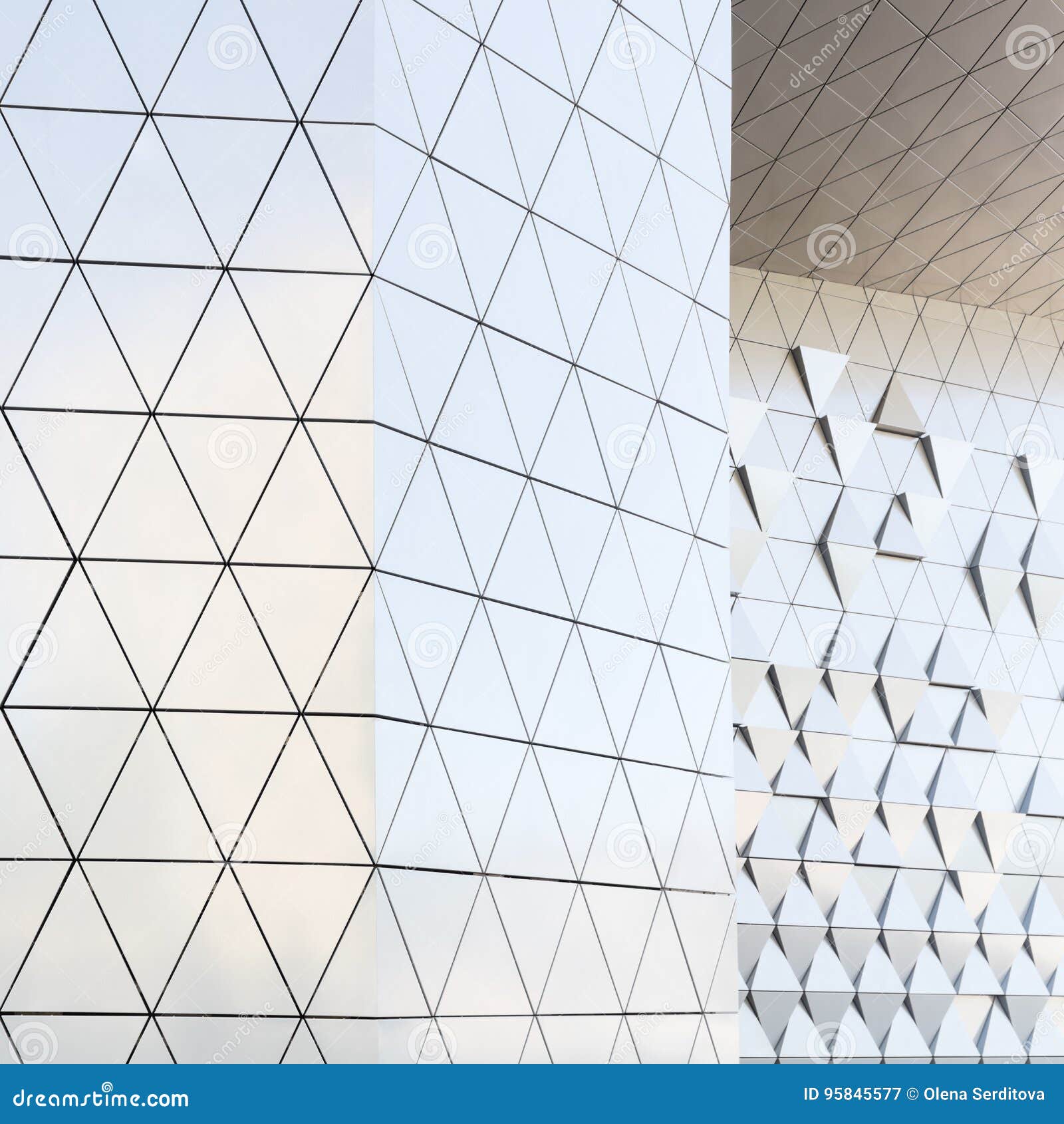 Abstract Architectural Pattern Stock Image - Image of hinged ...