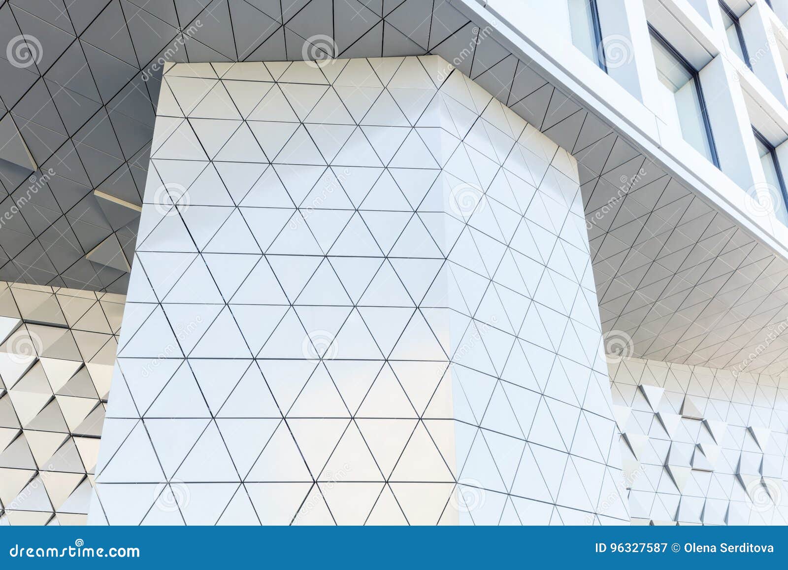 Abstract Architectural Pattern Stock Image - Image of corner, front ...