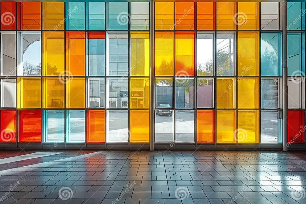 Abstract Architectural Pattern of Interior Design Wall and Floor Stock ...