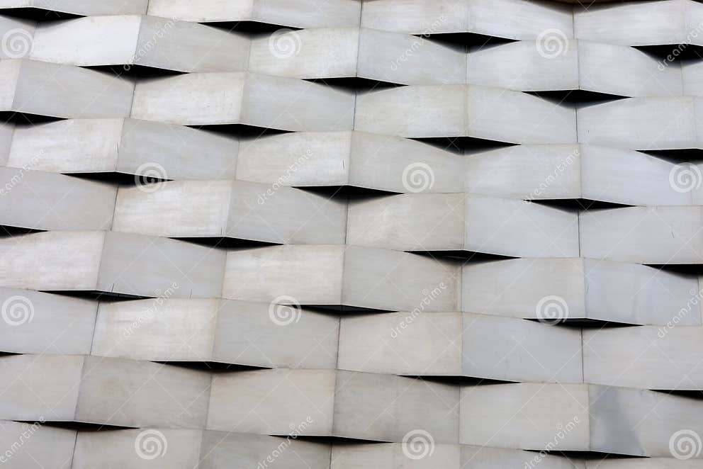 Abstract Architectural Pattern of Interlocking Concrete Blocks Creating ...
