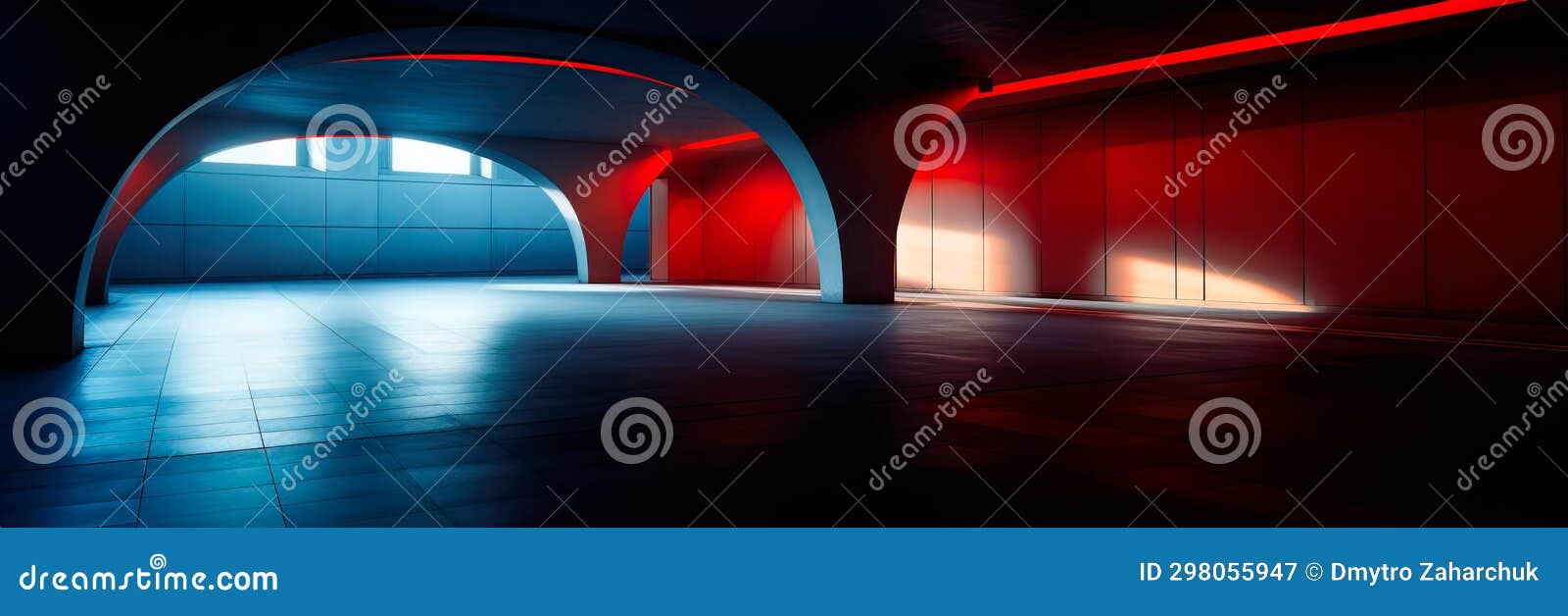 Abstract Architectural Shadows in an Underpass Setting, Capturing the ...