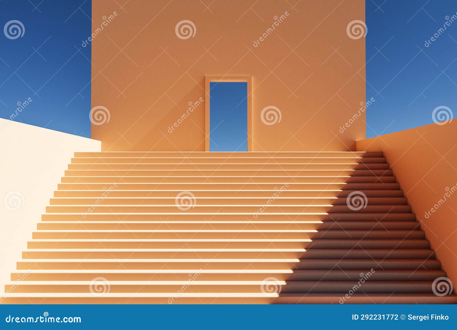 Abstract Architectural Structure Stock Illustration - Illustration of ...