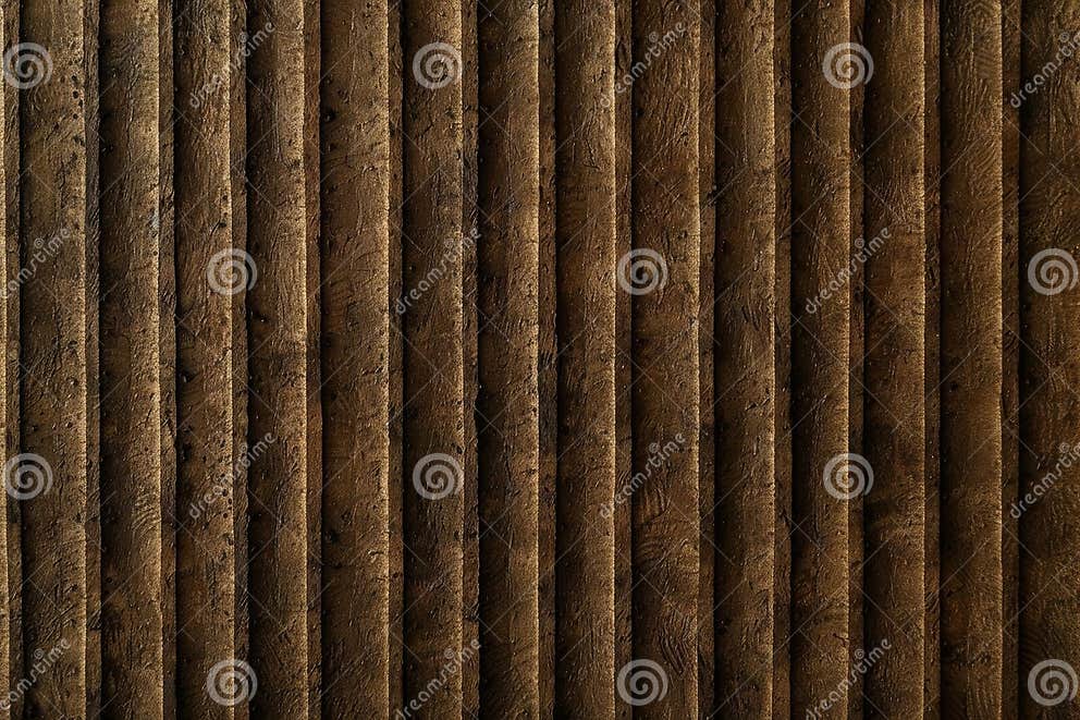 Abstract Architectural Texture. Ribbed, Grooved, and Channeled with a ...