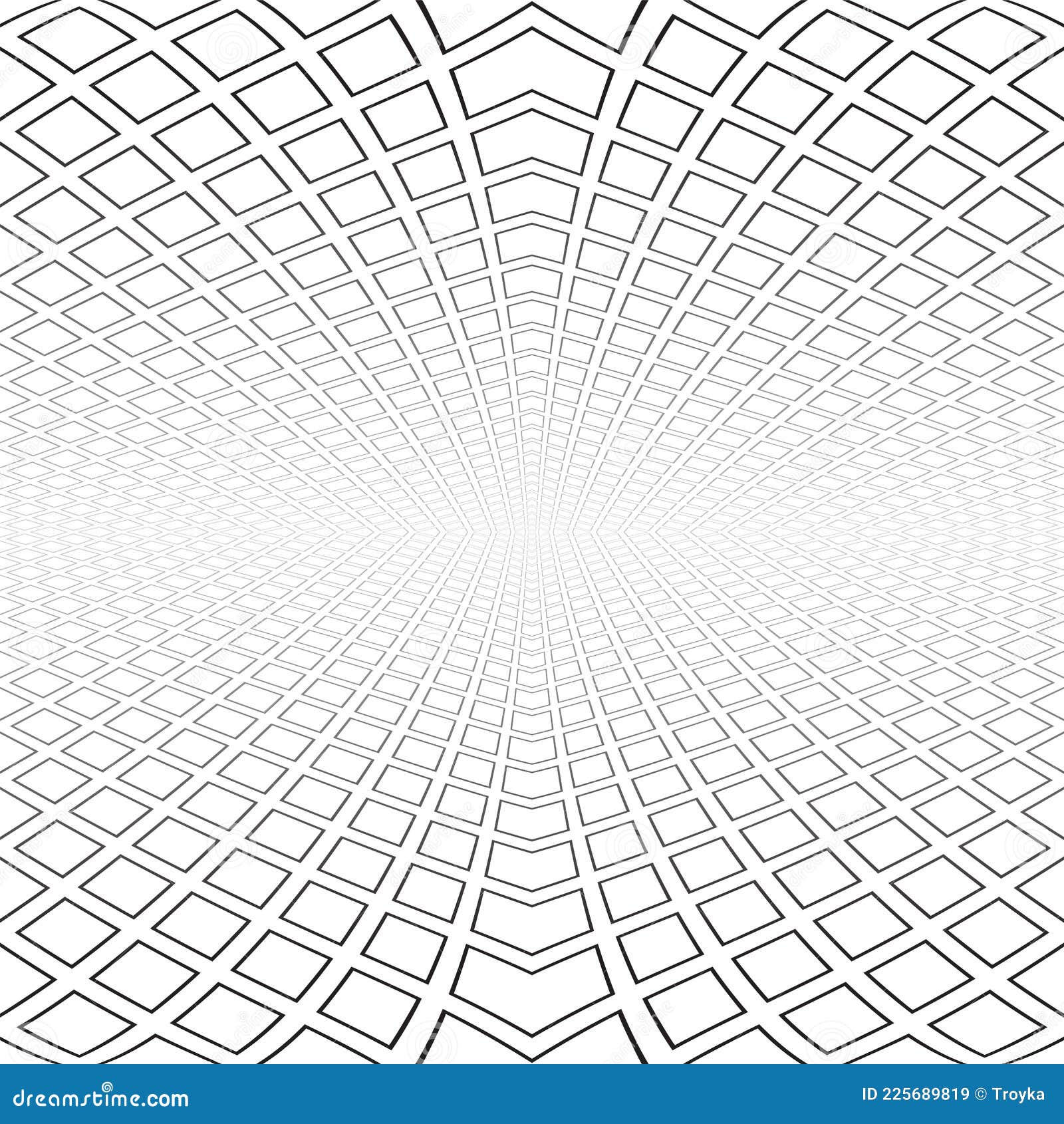 Abstract Architectural White Background. Diminishing Perspective Stock ...