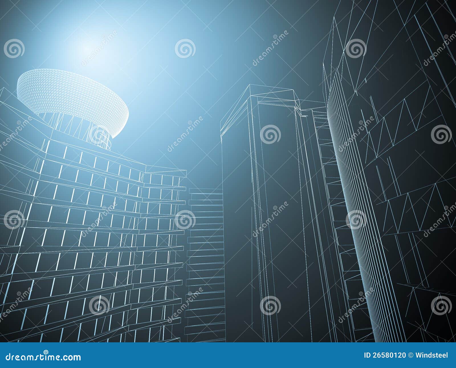 Abstract Architecture Background. Stock Illustration - Illustration of ...