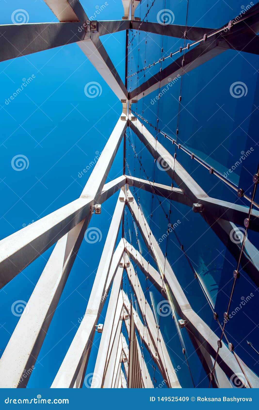 Abstract Architecture Background Stock Image - Image of facade, blue ...