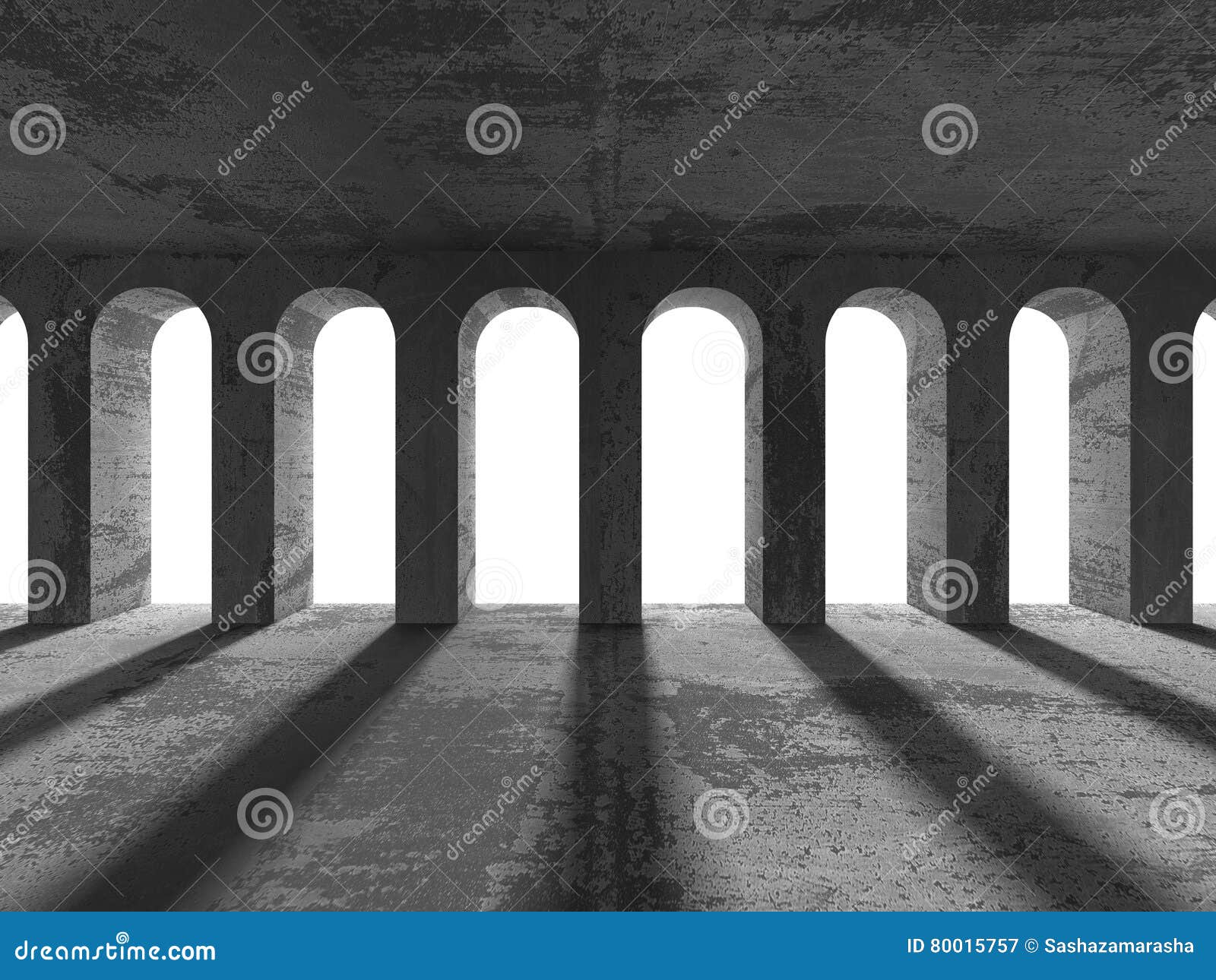 Abstract Architecture Background. Concrete Columns Design Construction ...
