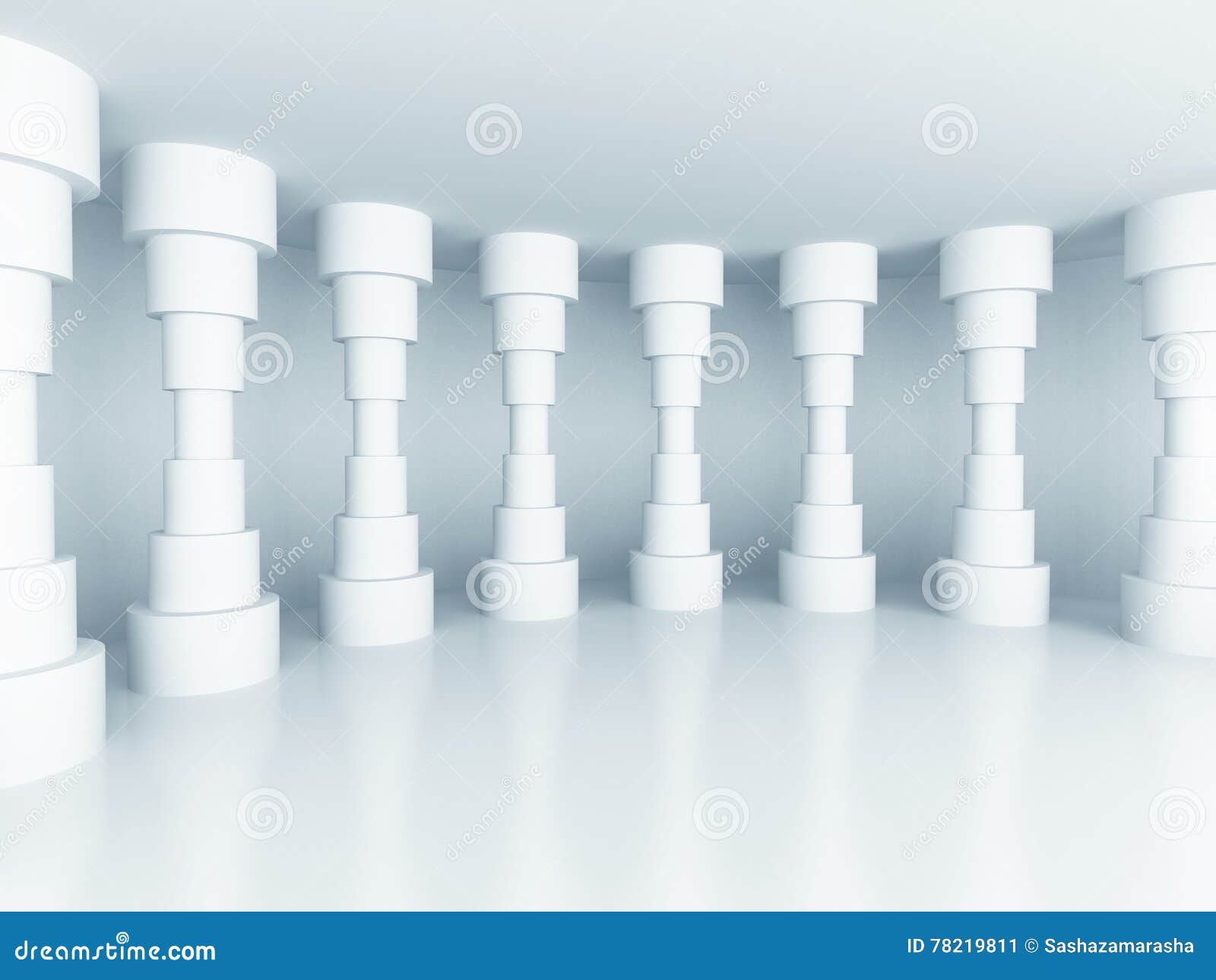 Abstract Architecture Background. Construction Column Design Stock ...