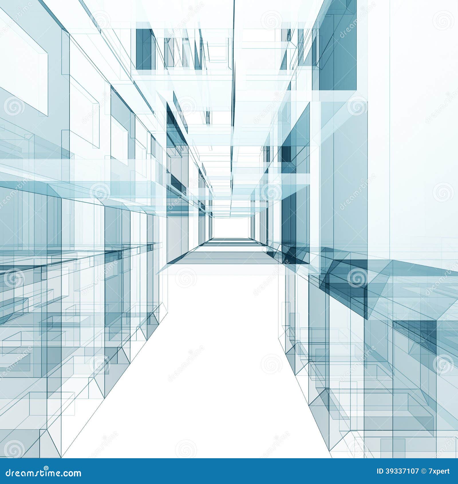 Abstract Architecture Background Stock Illustration - Illustration of ...