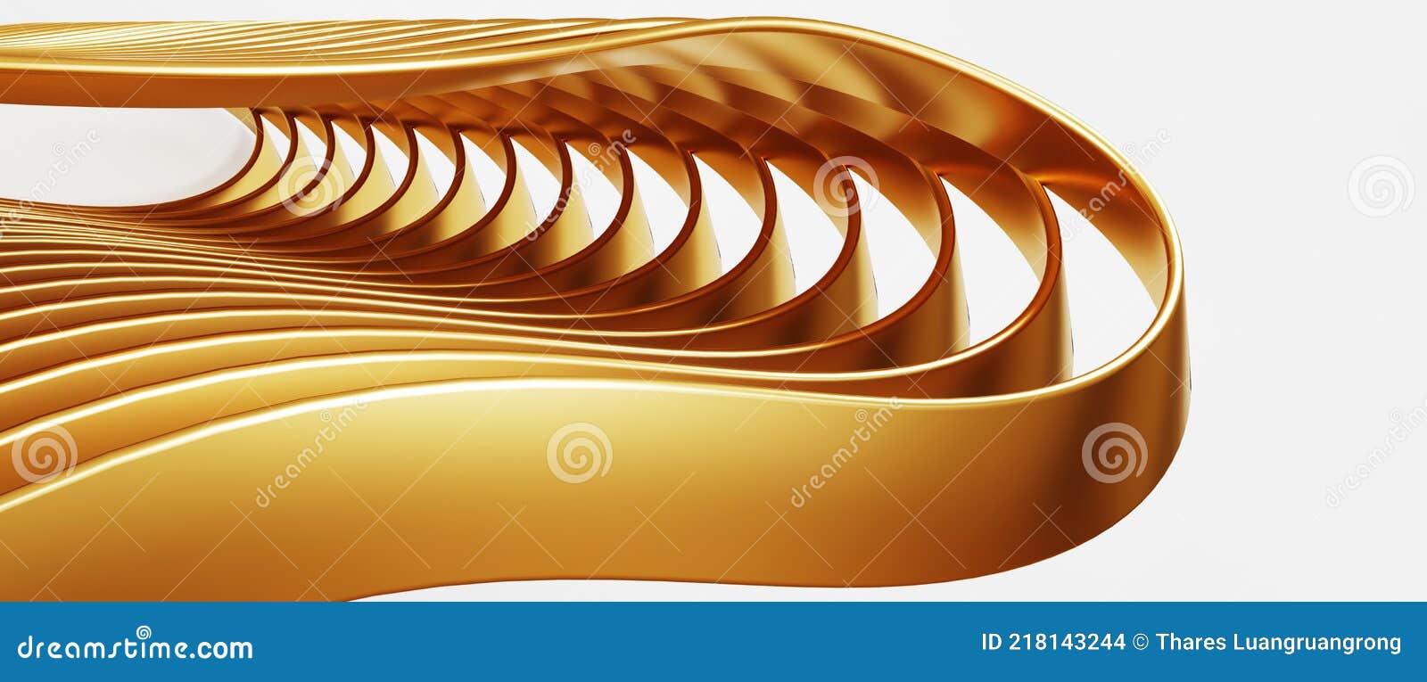 Abstract Architecture Background. Gold and White Circular Building ...