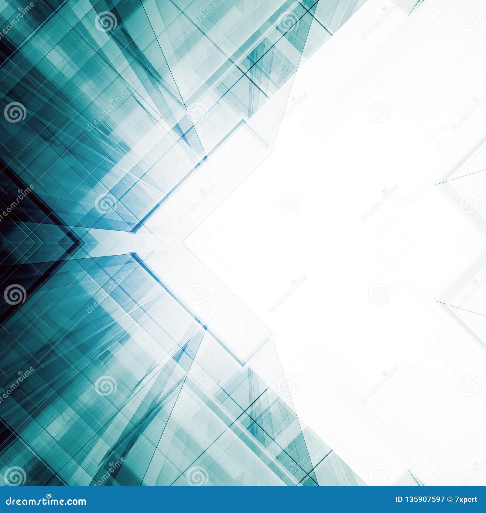 Abstract Architecture Background 3d Rendering Stock Illustration Illustration Of Perspective