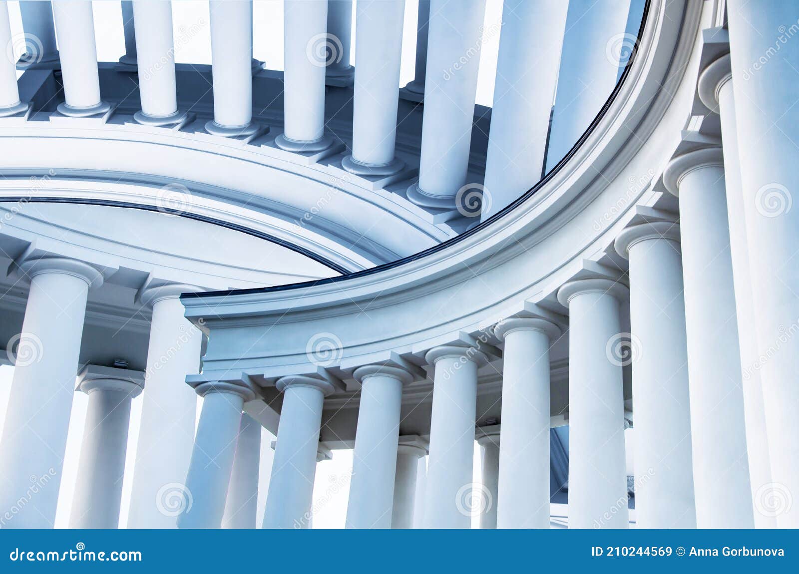 Abstract Architecture Background Pattern of Columns Illustration Stock ...