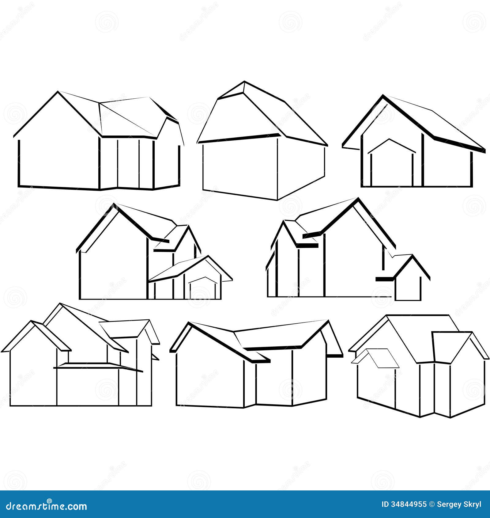 Abstract architecture stock vector. Illustration of card - 34844955