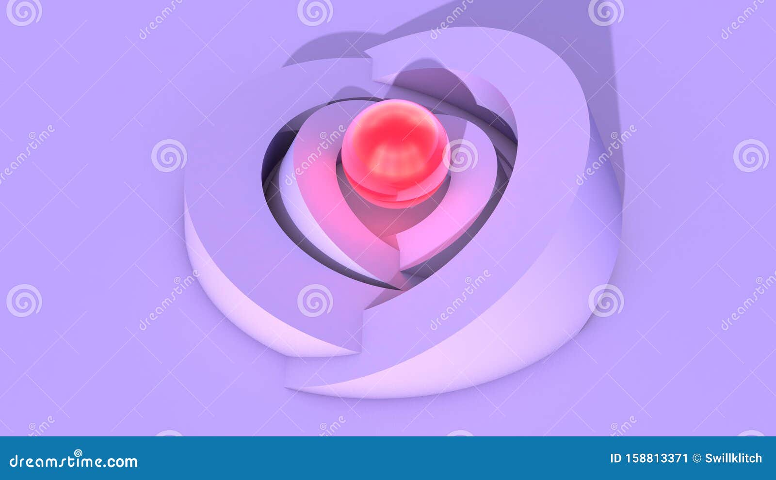 Red Core Of A Sphere Royalty-Free Stock Photography | CartoonDealer.com ...