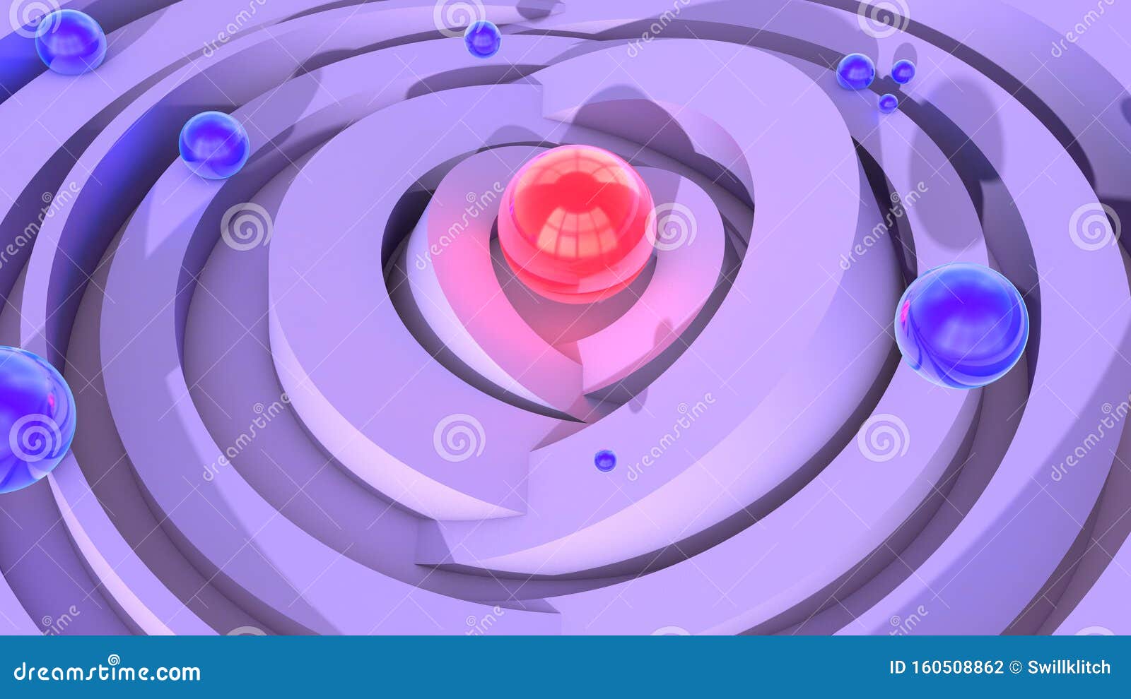 Red Core Of A Sphere Royalty-Free Stock Photography | CartoonDealer.com ...