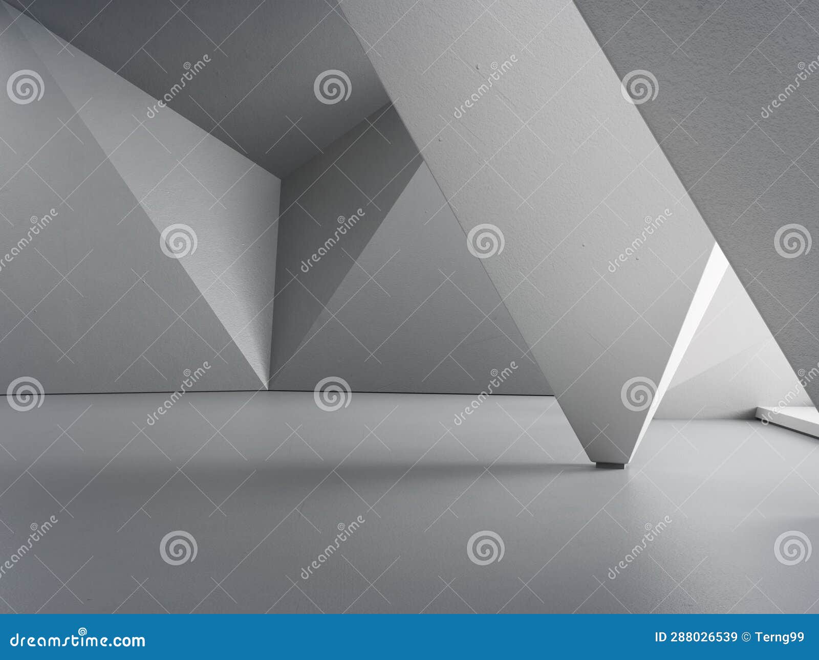 Geometric Shapes Structure on Gray Concrete Floor. Stock Illustration ...
