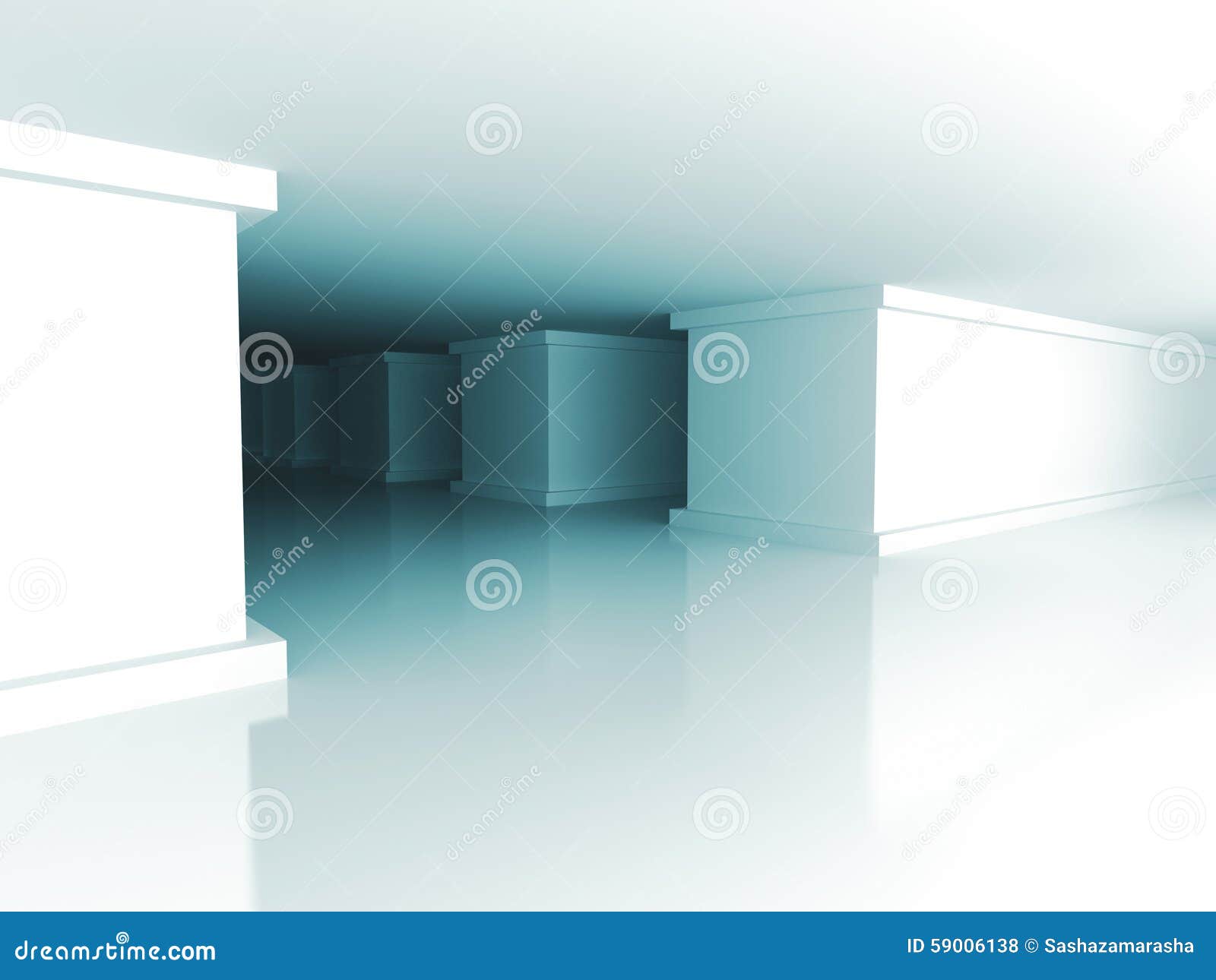 Abstract Architecture Design Interior Background Stock Illustration ...