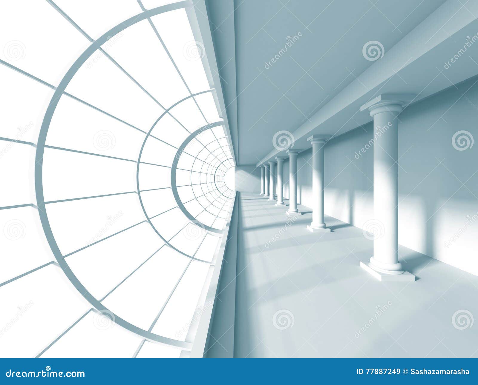 Abstract Architecture Design Interior Column Background Stock ...