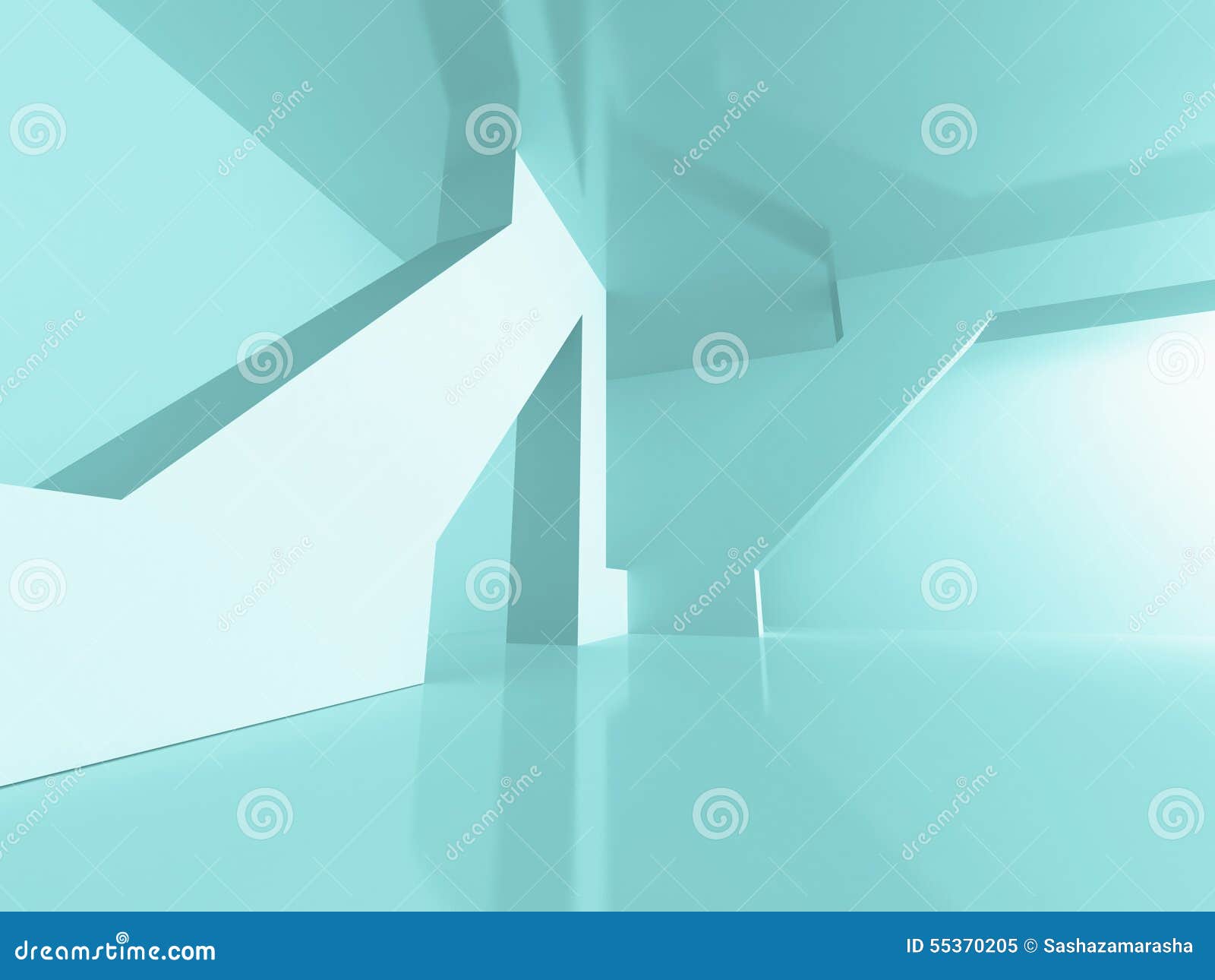 Abstract Architecture Futuristic Design Background Stock Illustration ...