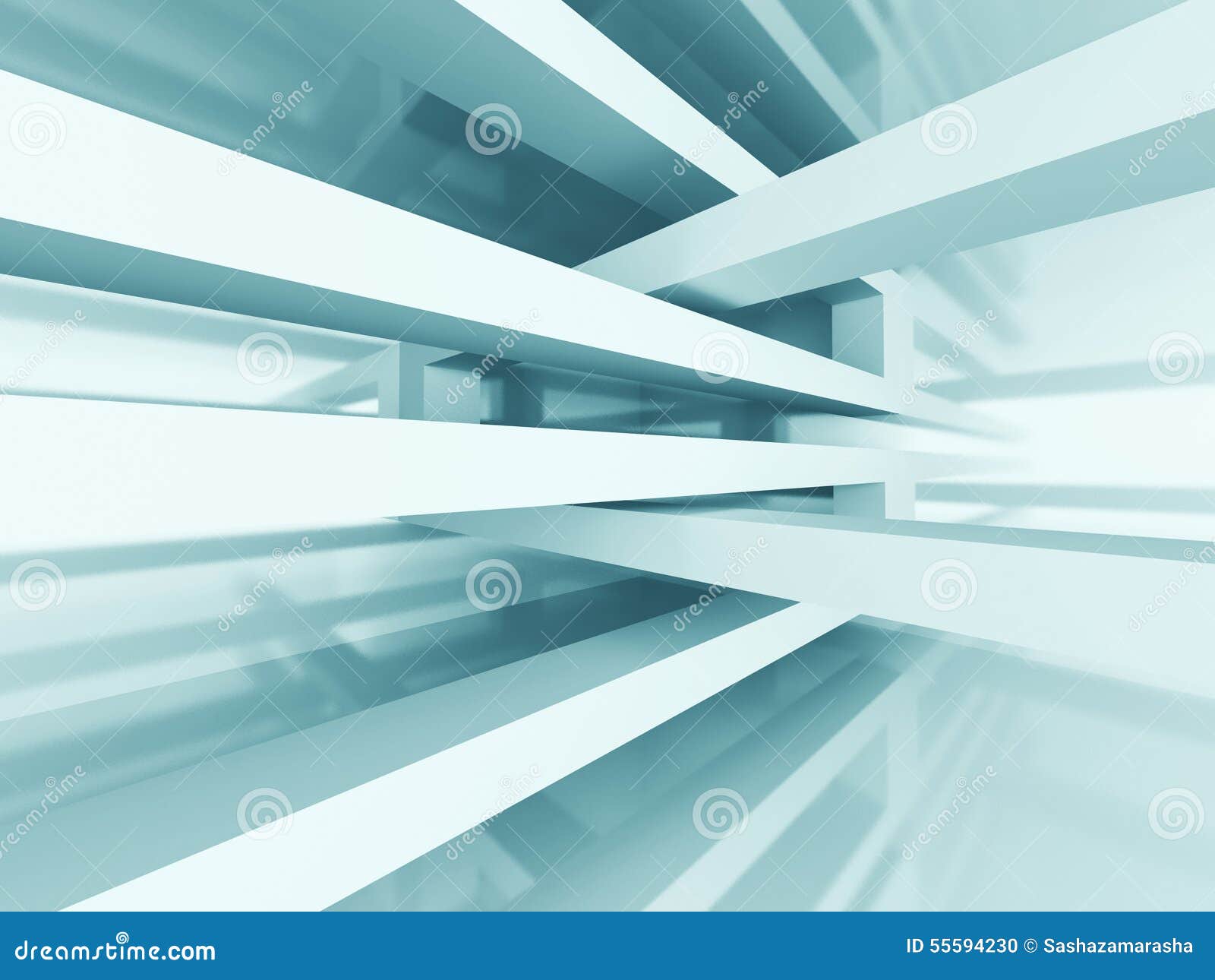 Abstract Architecture Futuristic Design Background Stock Illustration ...