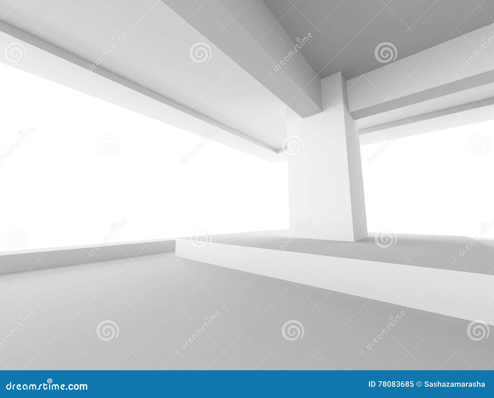 Abstract Architecture Interior Design Background Stock Illustration ...