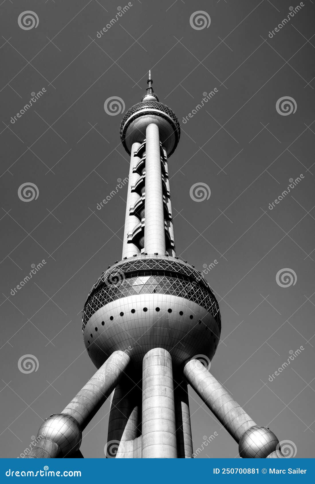 Abstract Architecture of a Modern Building in Shanghai Stock Image ...